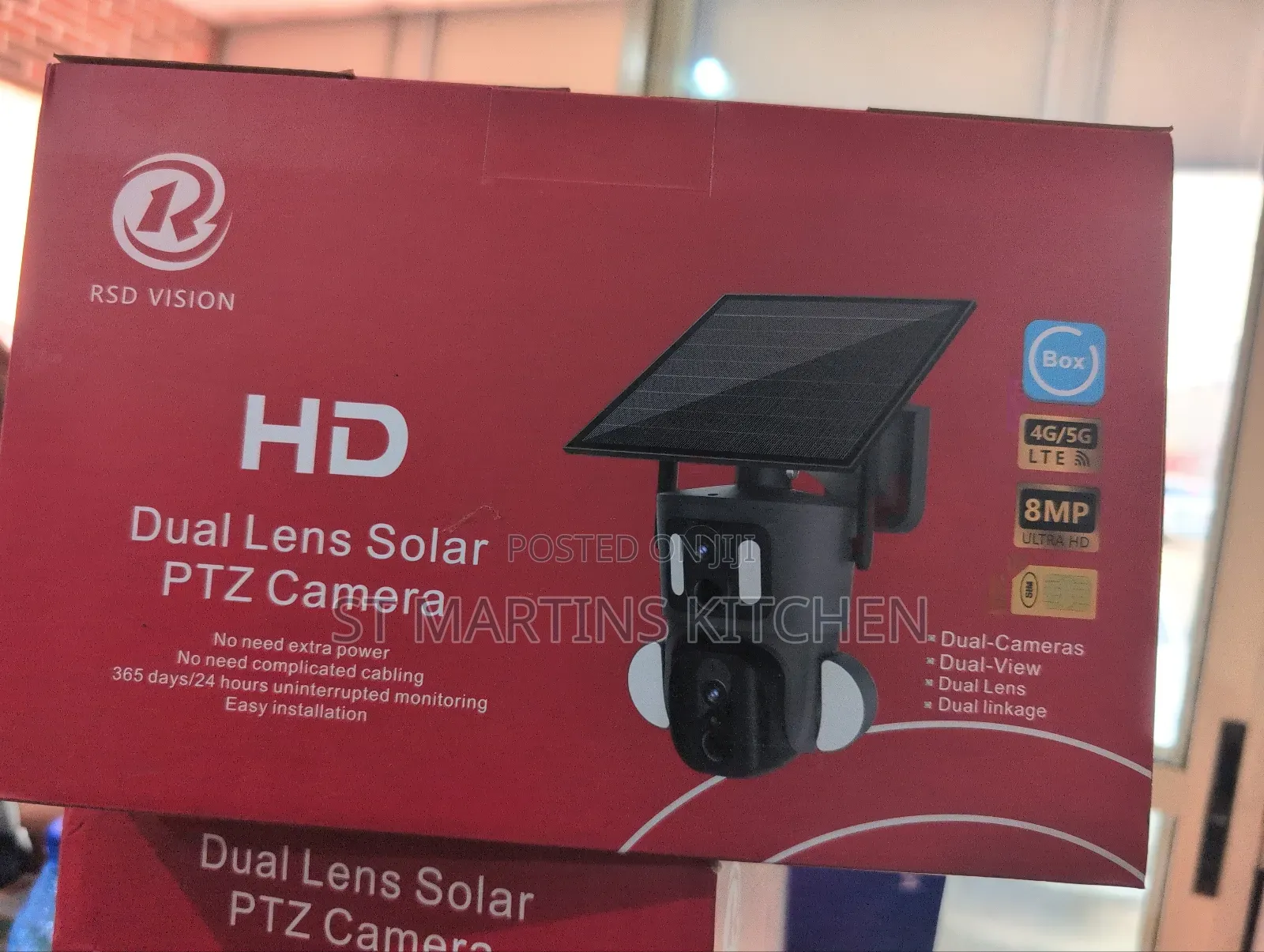 Hd Dual Lens Solar PTZ Camera (Ubox)Rsd-320 in Ikeja - Security ...