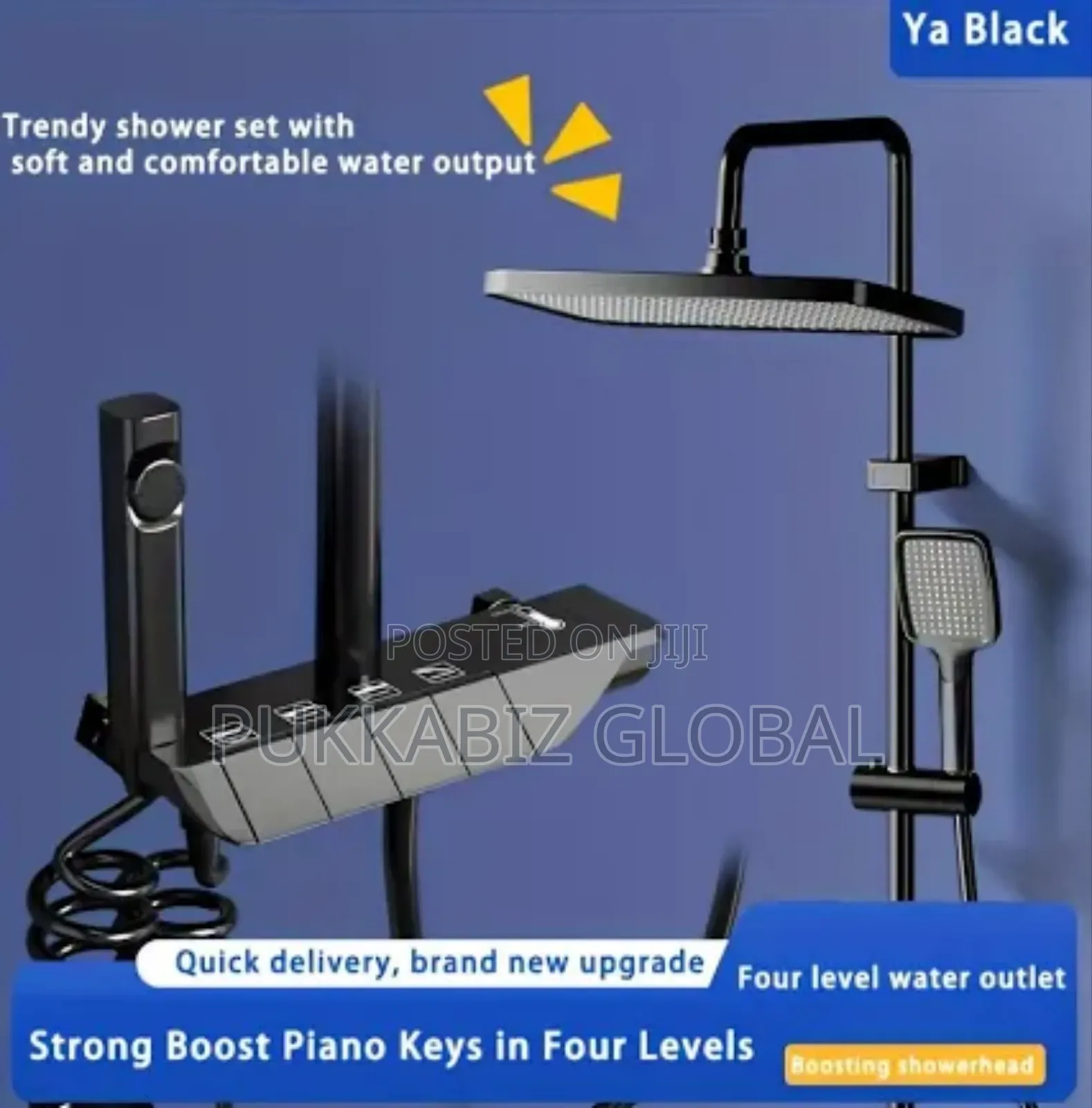 Piano Standing Shower With Set Black for sale - Pukkabiz Global Price ...