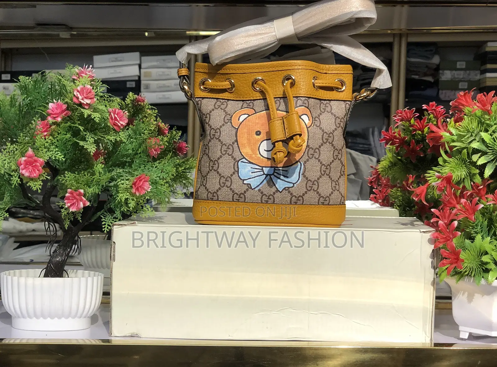 Designer Mini Teddy Bear Bucket Bag in Wuse 2 - Bags, Brightway Luxury ...