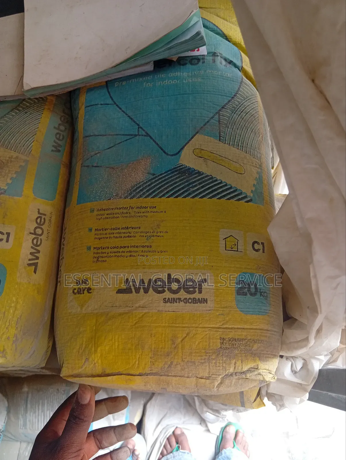 Weber C1 Adhesive Gum Cement for sale - Essential Global Service Price ...