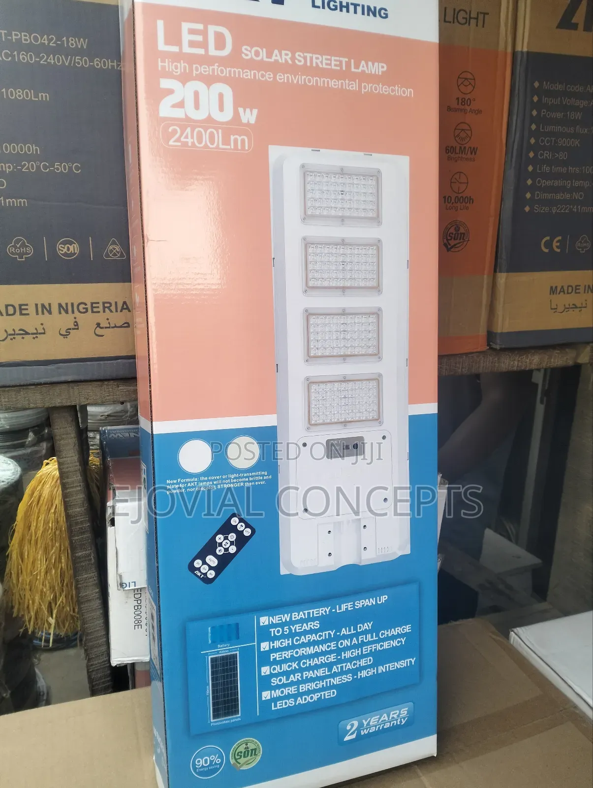 Akt 200w Solar Street Light in Ojo - Electrical Equipment, Ejovi Akpono ...