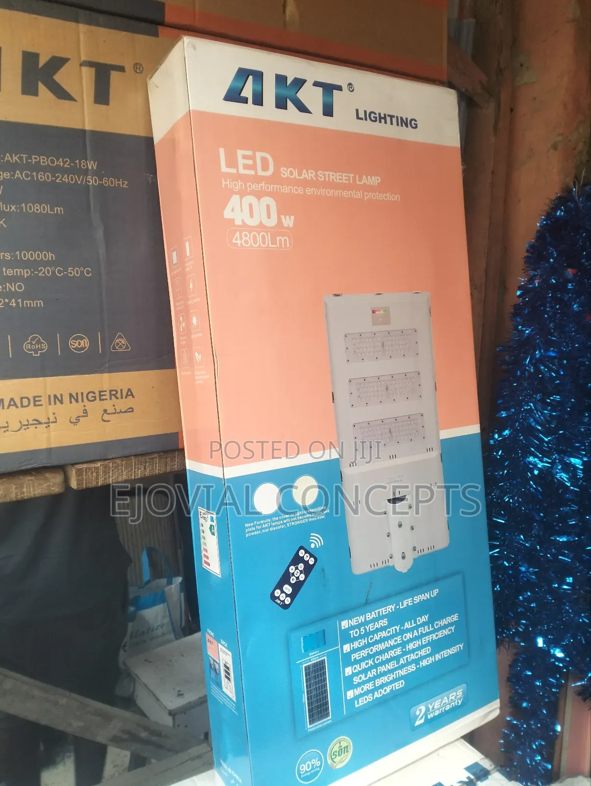 Akt 400w Solar Street Light in Ojo - Electrical Equipment, Ejovi Akpono ...