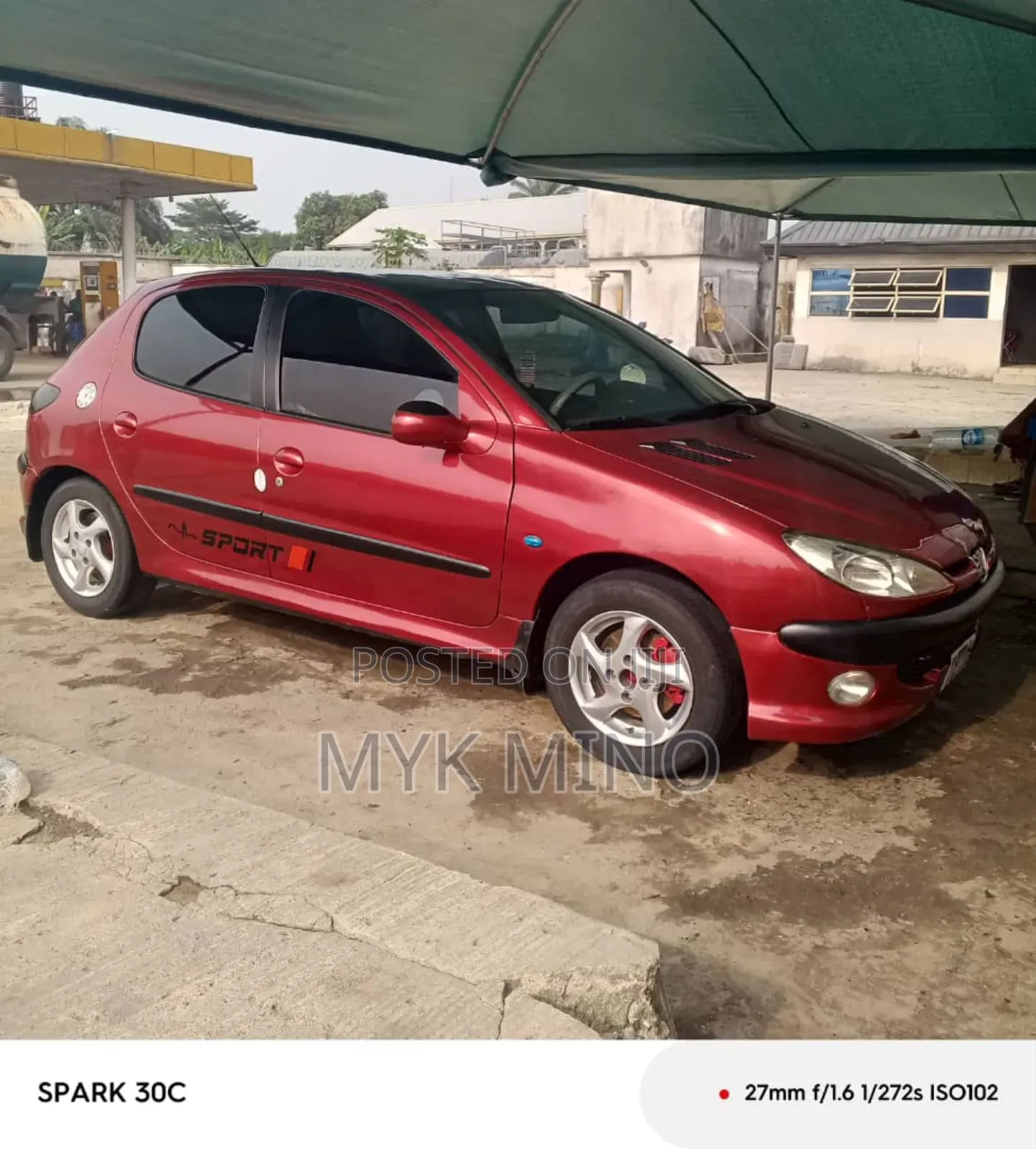 Peugeot 206 XR 1.4 2006 Red in Port-Harcourt - Cars, Myk Mino | Jiji.ng