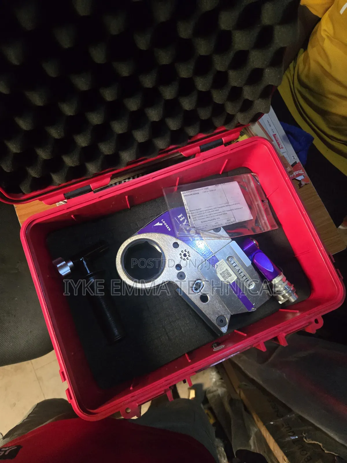 55mm Hytorc Stealth 4 Low-Profile Hydraulic Torque Wrench in Port ...