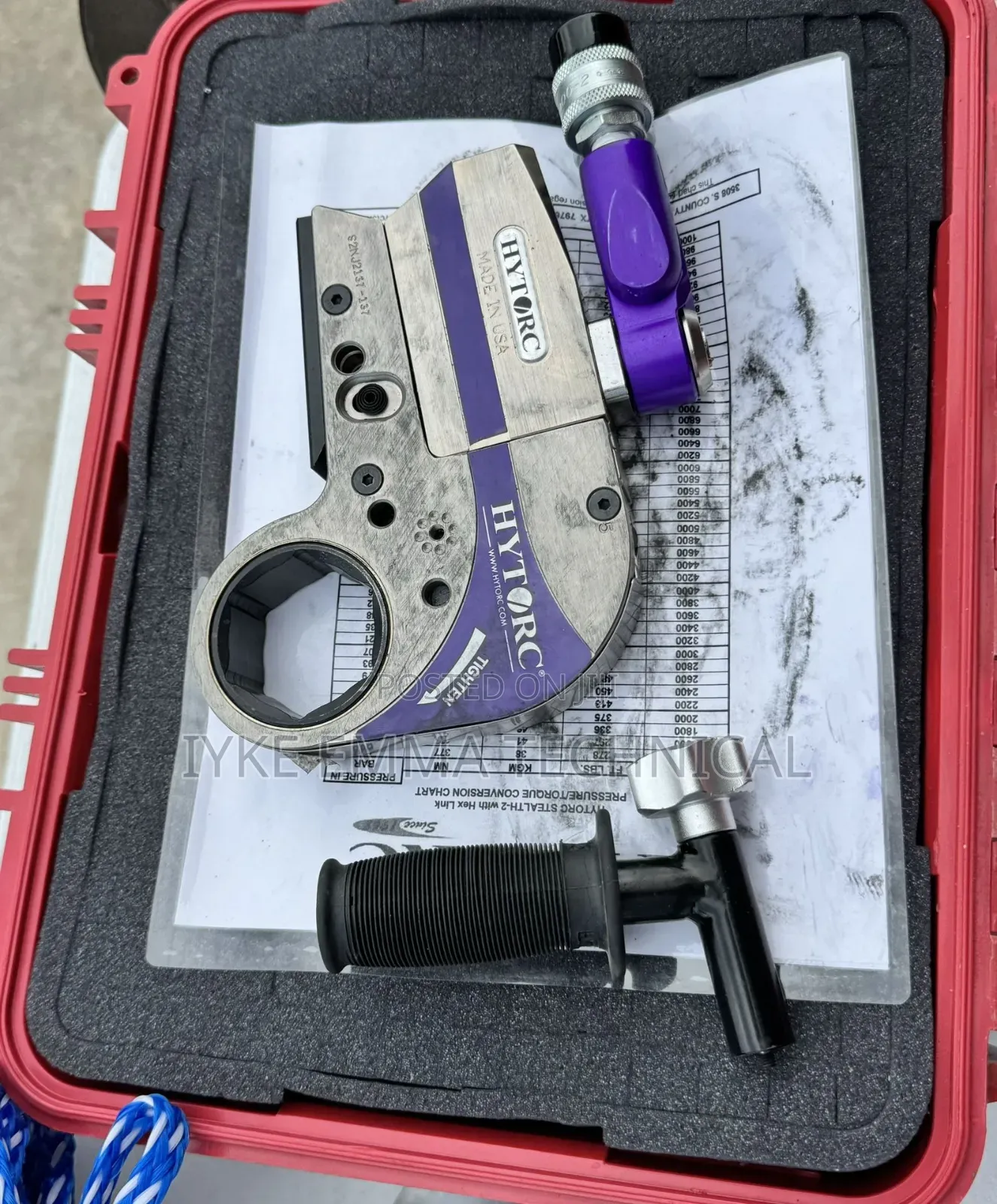 Hytorc Stealth 2 Low Profile Hydraulic Torque Wrench 50mm in Port ...