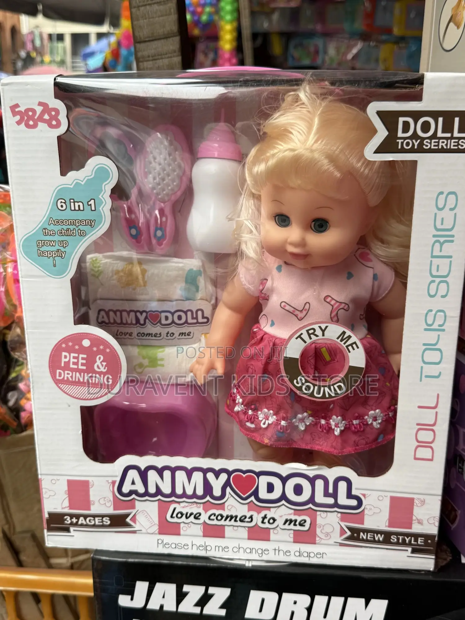 6 in 1 Pee and Drinking Music Doll(Pampers and Feeding Bottle) in Amuwo ...