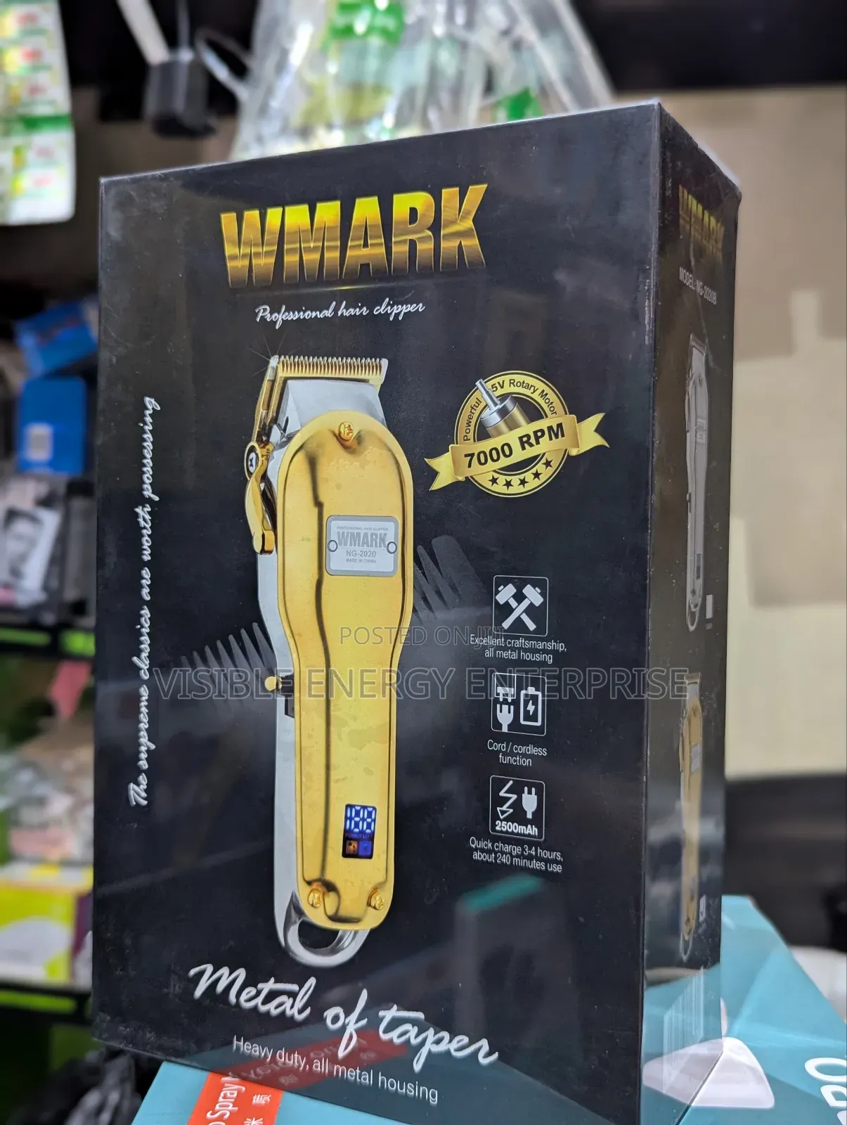 Wmark Ng-2020b Professional Rechargeable Hair Clipper in Lekki - Tools ...