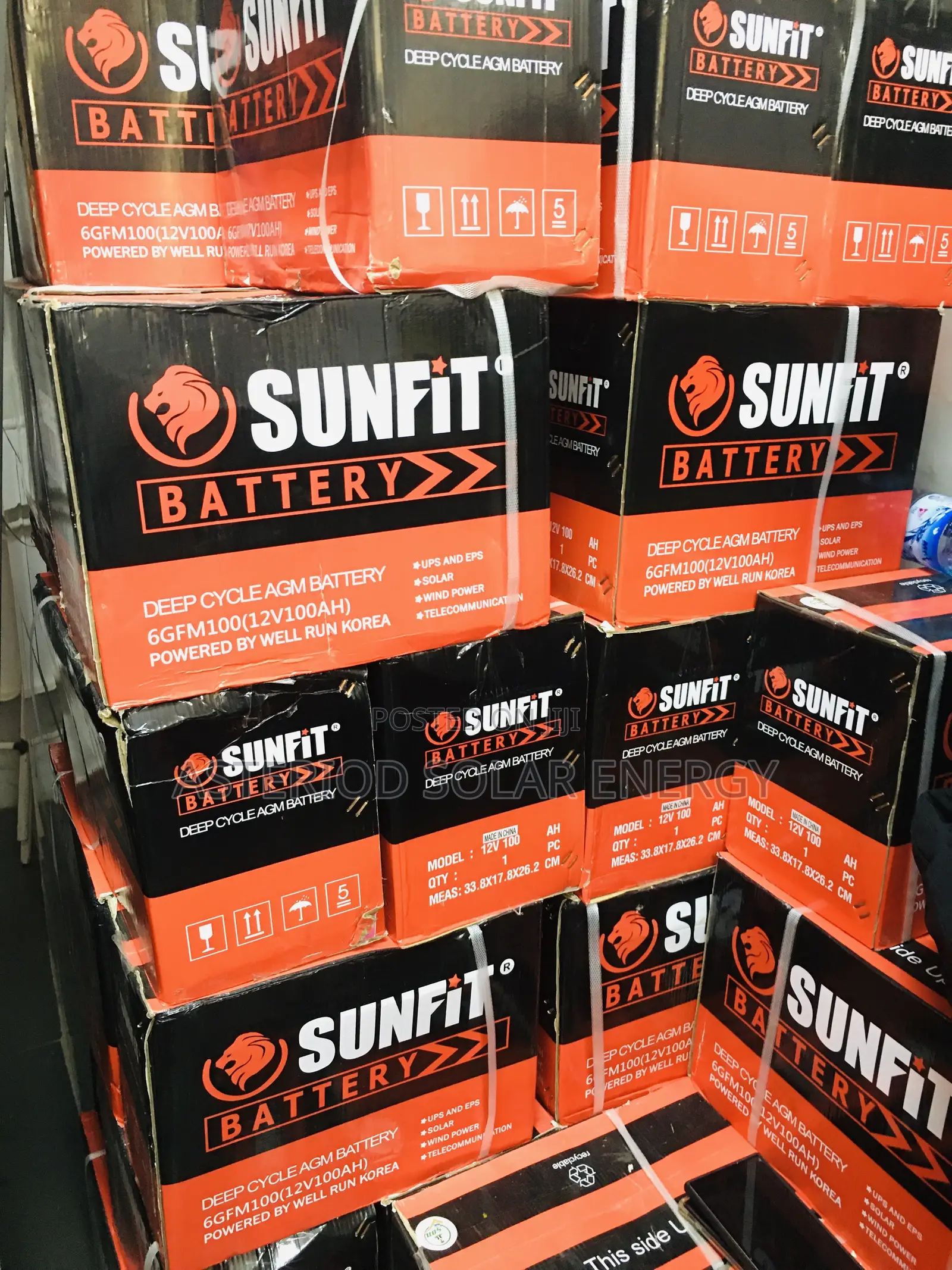 100ahms 12v Sunfit Deep Cycle Battery in Lagos State - Electrical ...