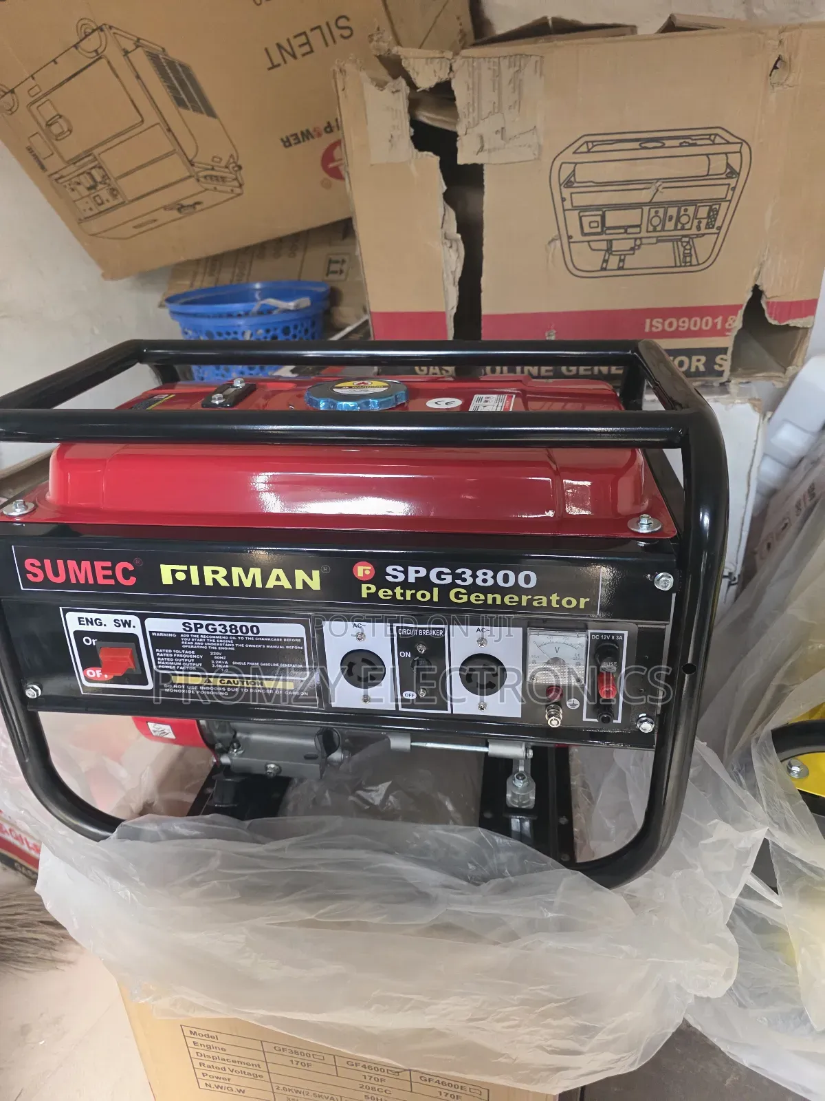 Sumec Firman Petrol Gen 100% Copper Coil 3.5kva in Ikeja - Electrical ...