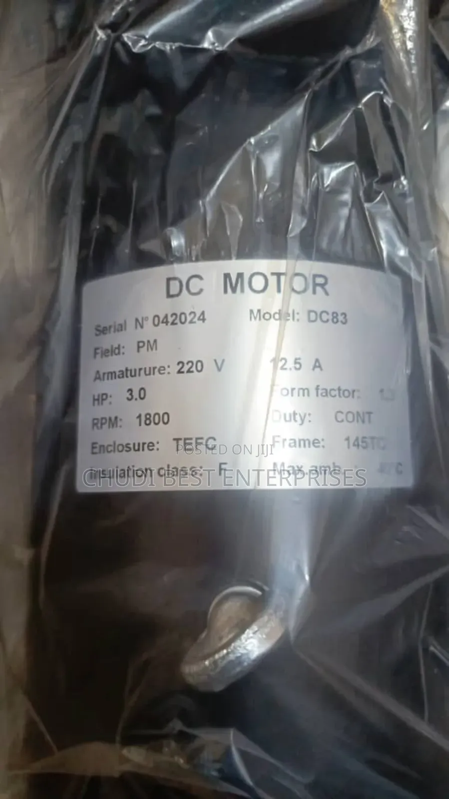 Dc Motor 3hp 220 Volts in Amuwo-Odofin - Manufacturing Equipment ...