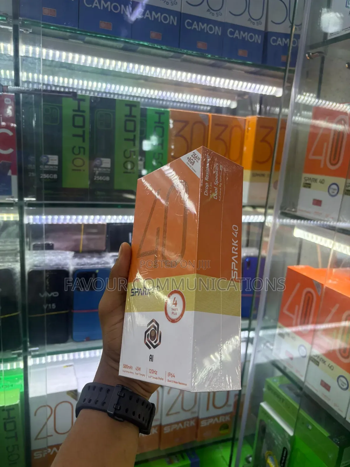 New Tecno Spark 40 Pro 256 GB Black in Ikeja - Mobile Phones, Favour ...