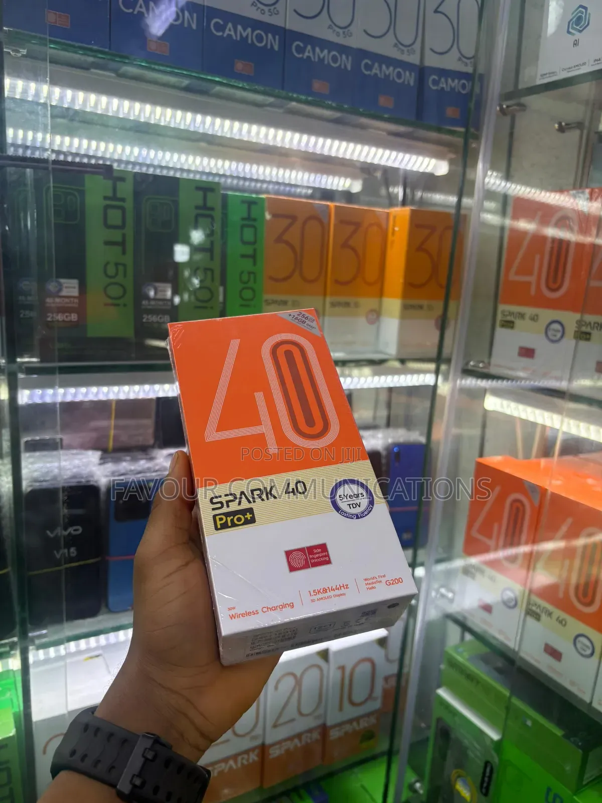 New Tecno Spark 40 Pro 256 GB Blue in Ikeja - Mobile Phones, Favour ...