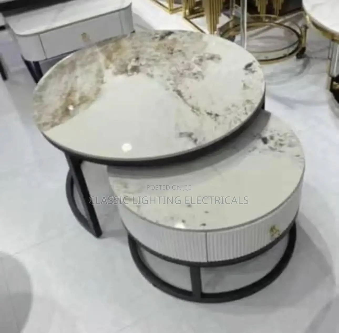 Rock-plate Coffee Table Living Room Household Center Table in Ojo ...