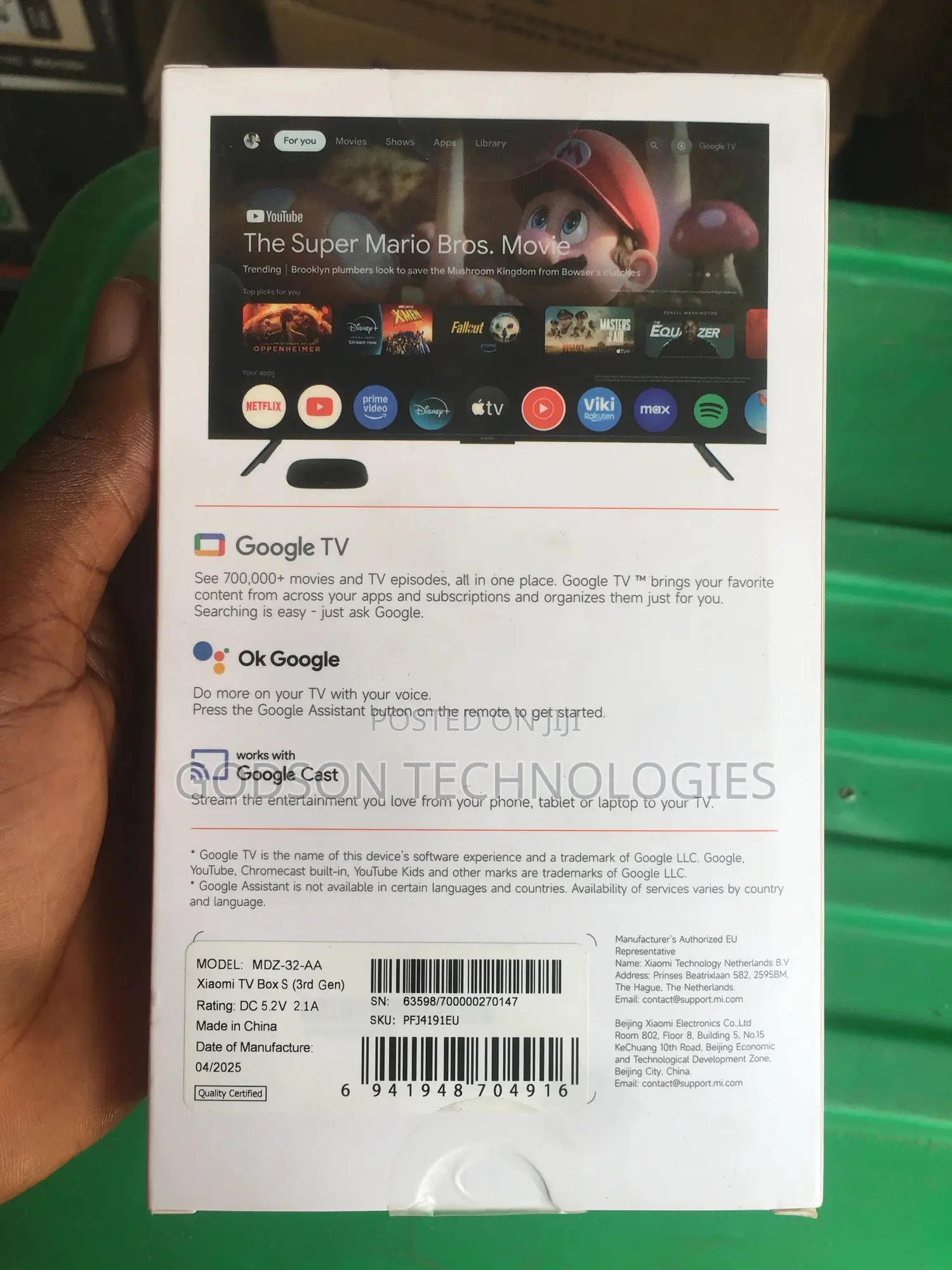 Xiaomi Tv Box S (3rd Gen) 4k Ultra-hd in Ikeja - TV & DVD Equipment ...
