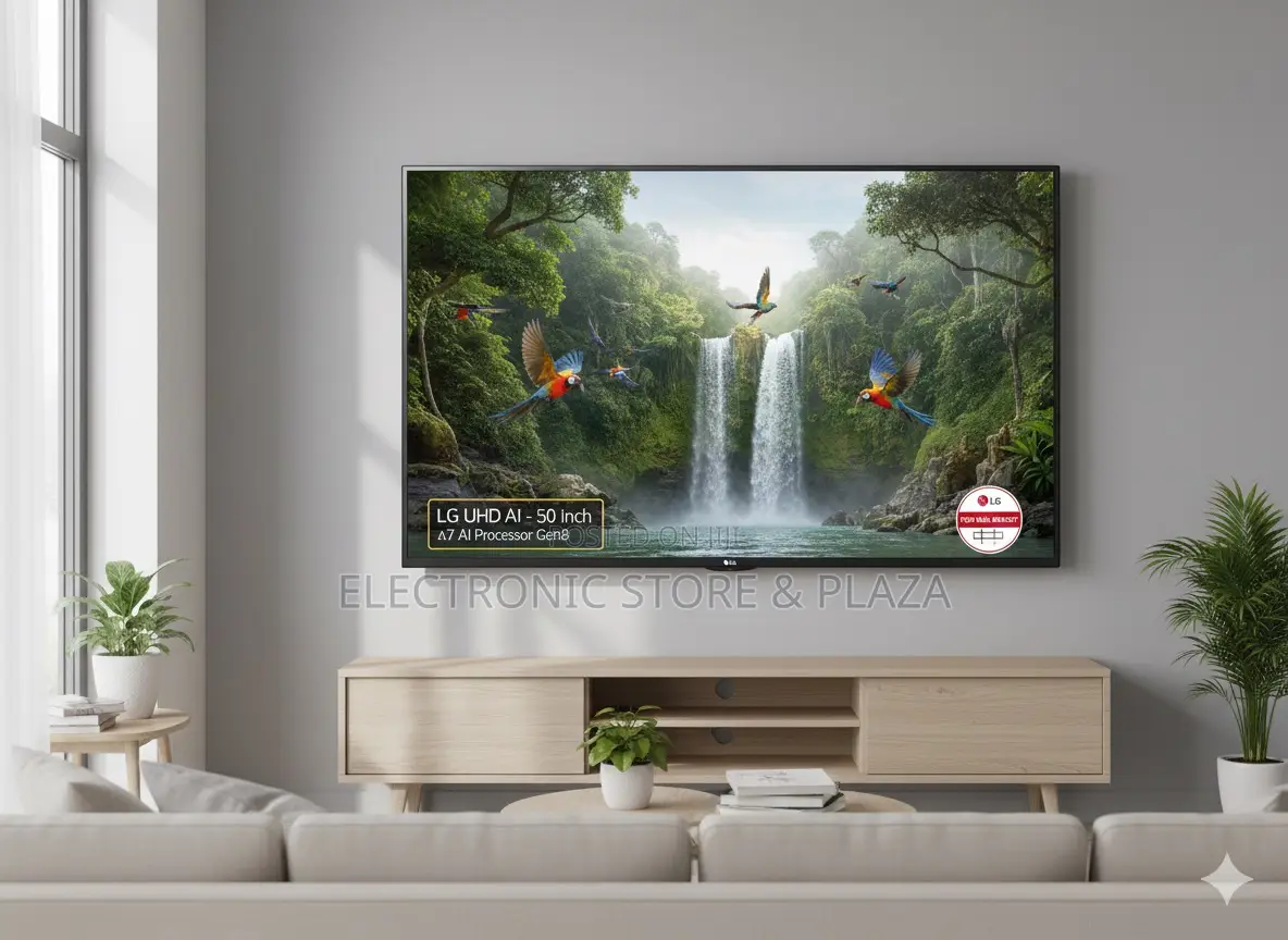 Lg 50" Uhd Ai Smart Tv 2025 Model + Free Wall Bracket in Wuse - TV ...