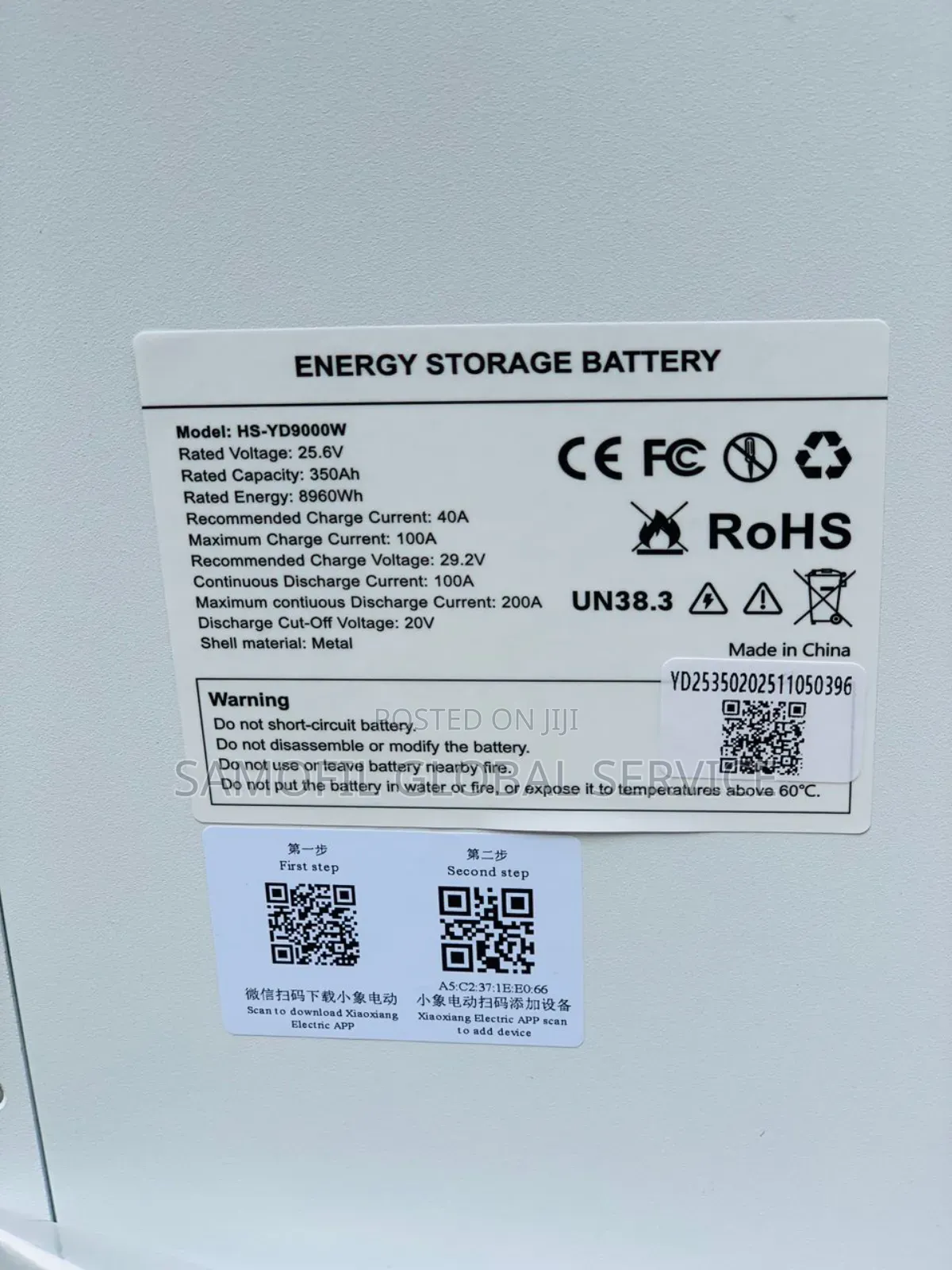 9kwh 24v Haisic Lithium Battery in Ojo - Electrical Equipment, Samofil ...