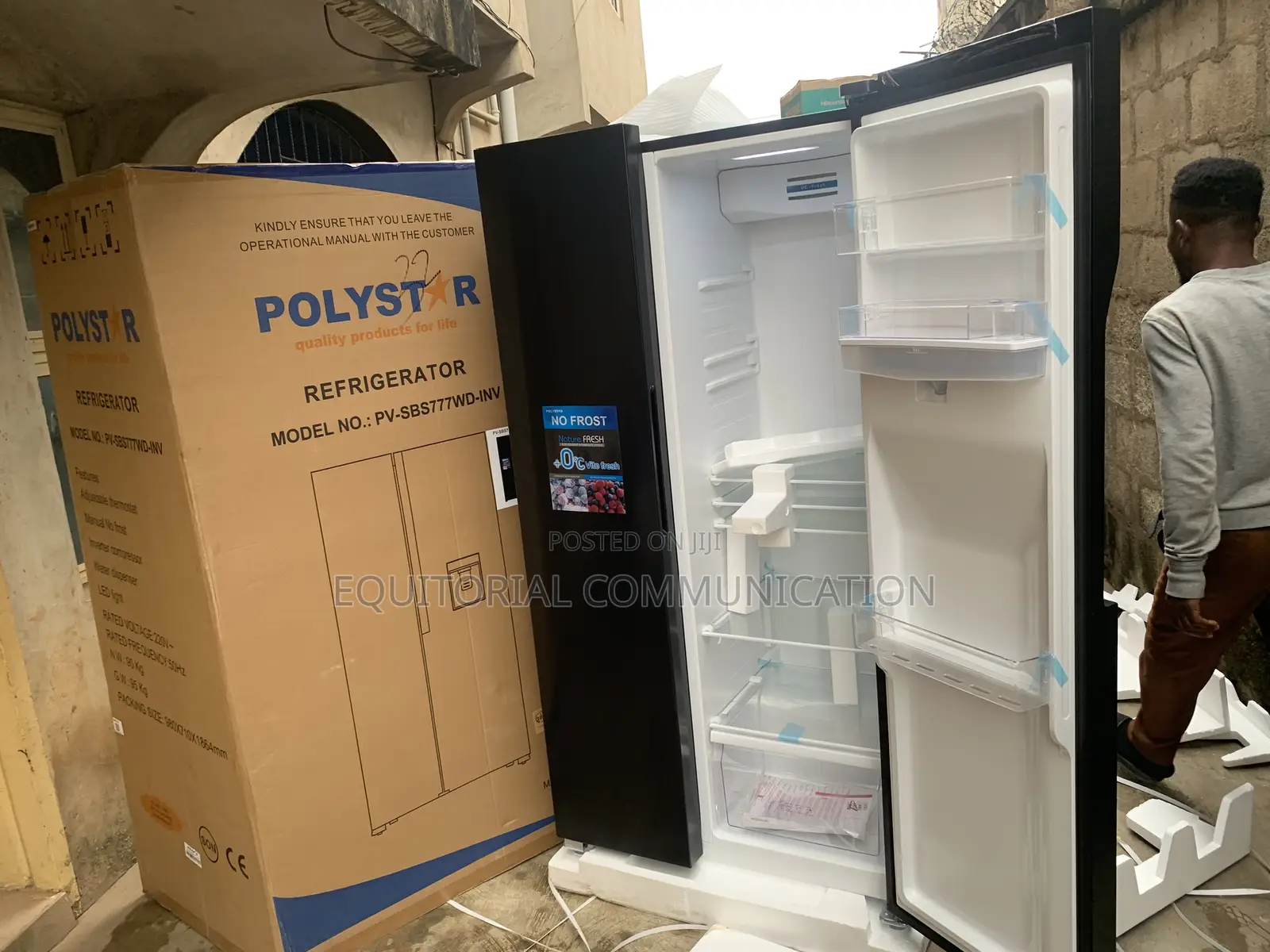 Polystar Pv-Sbs777wd-Inv Quiet Operation Refrigerator for sale ...