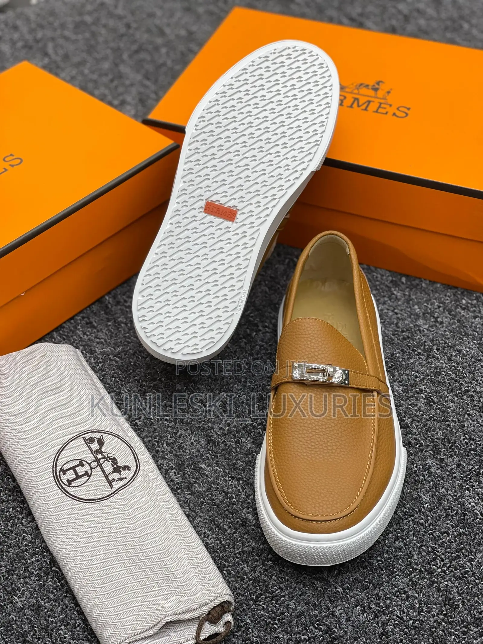Original Hermes Leather Sneakers Collections in Lagos Island (Eko ...