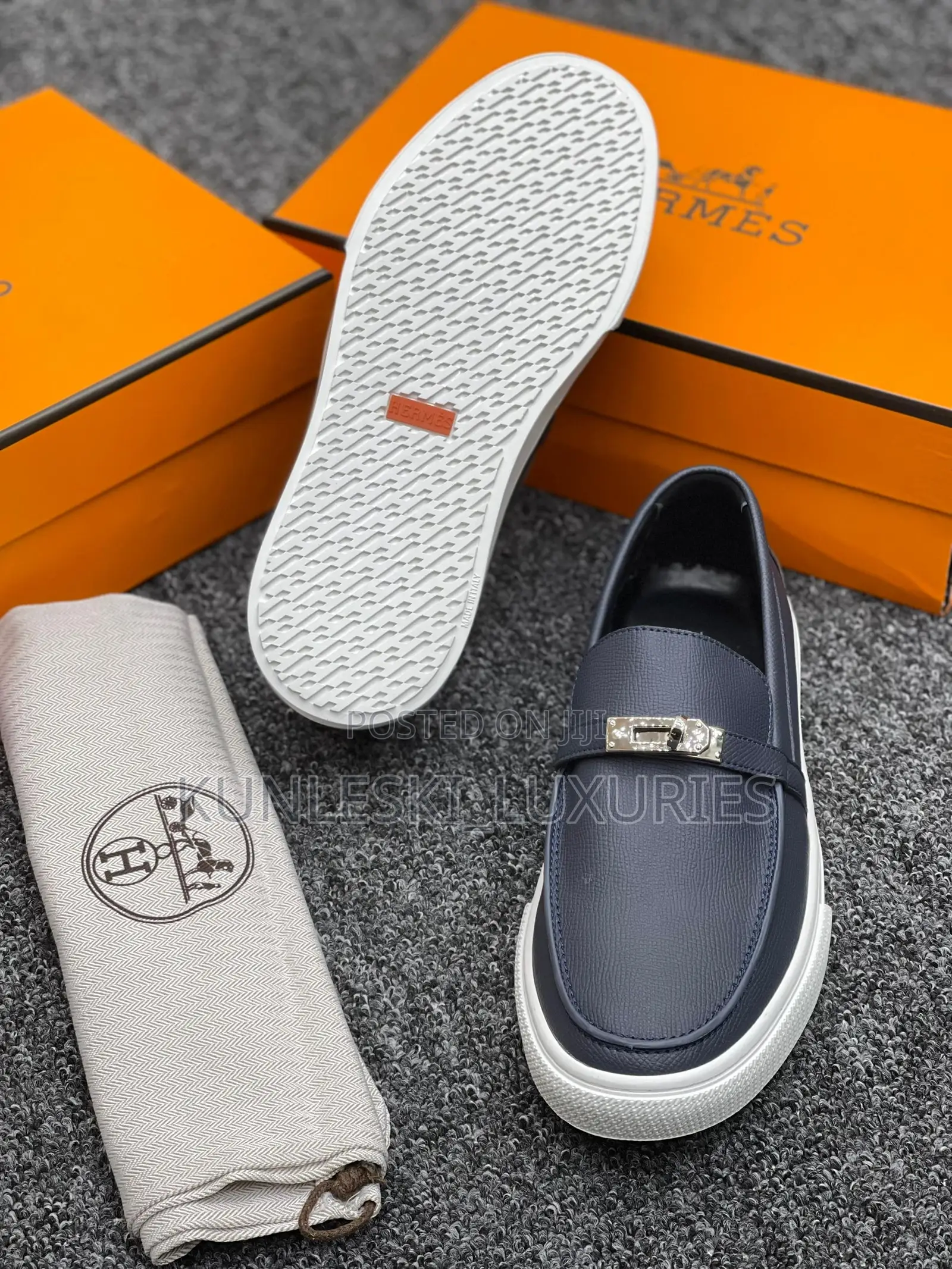 Original Hermes Leather Sneakers Collections in Lagos Island (Eko ...
