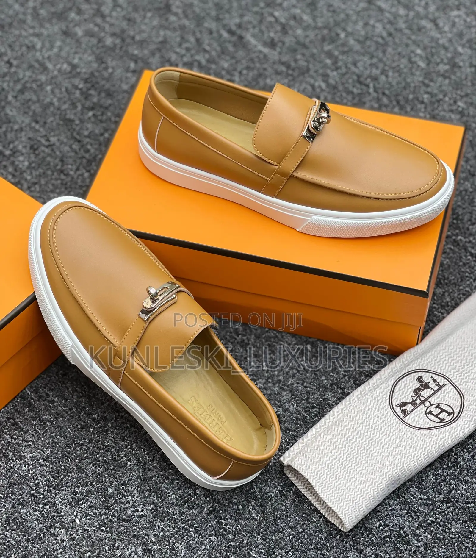 Original Hermes Leather Sneakers Collections in Lagos Island (Eko ...