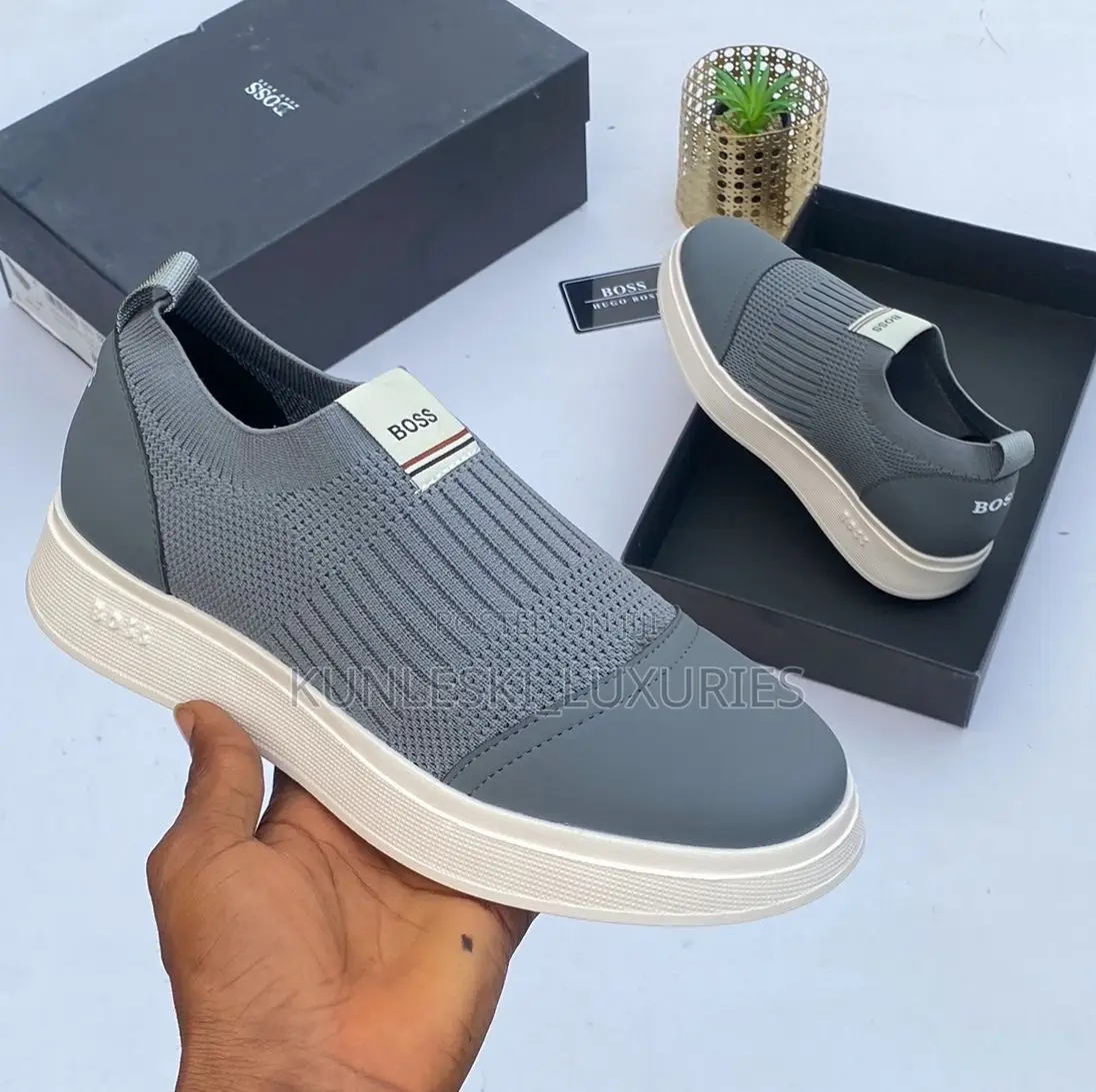 Original Hugo Boss Laceless Sneakers in Lagos Island (Eko) - Shoes ...