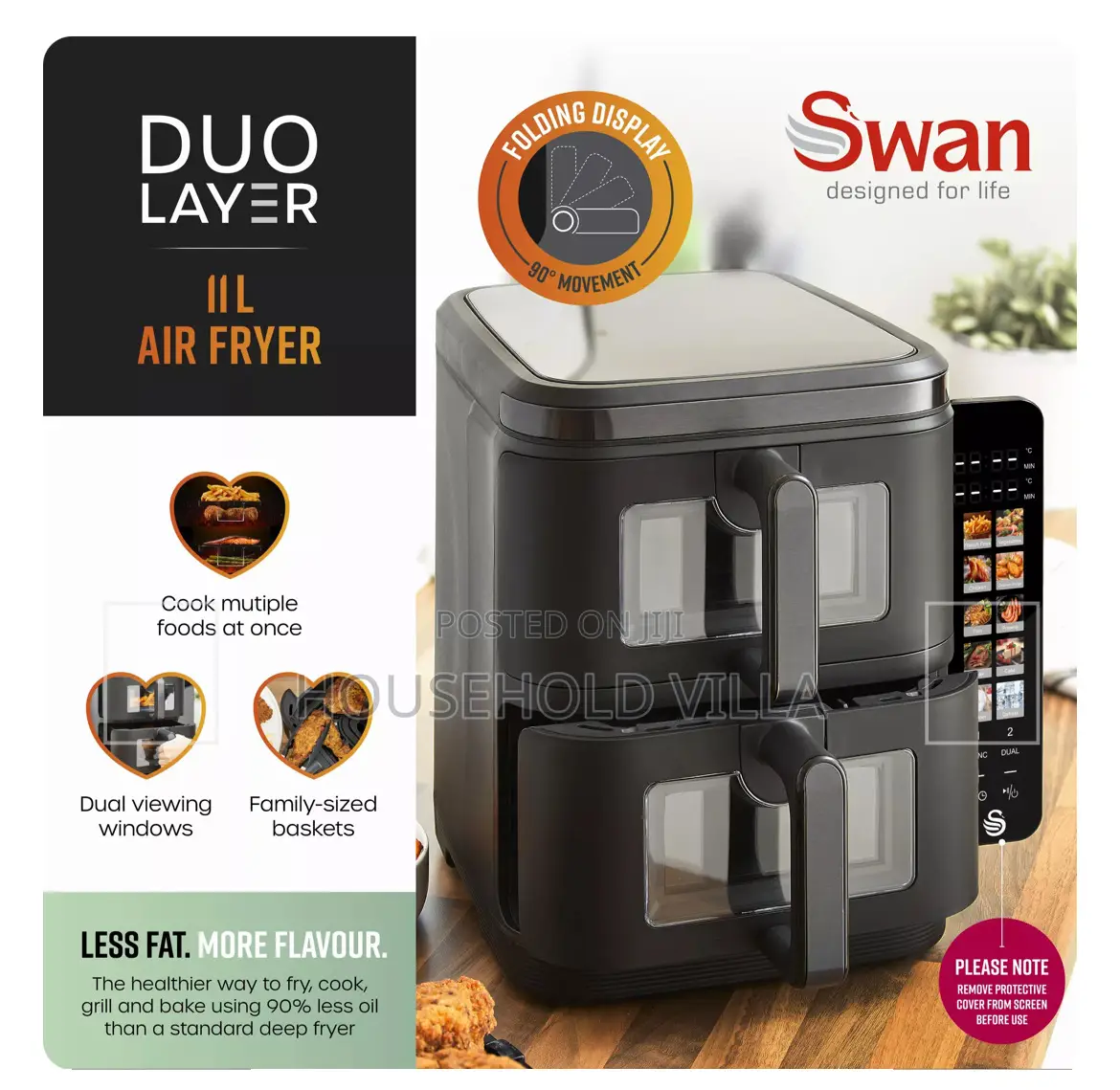 Swan 11l Duo Layer Air Fryer in Surulere - Kitchen Appliances, Home ...
