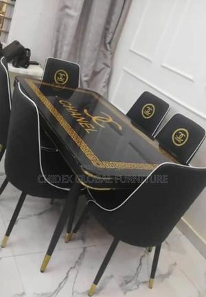 Chanel Logo Marble Dining Table With Chairs in Ojo - Furniture, Chidera ...