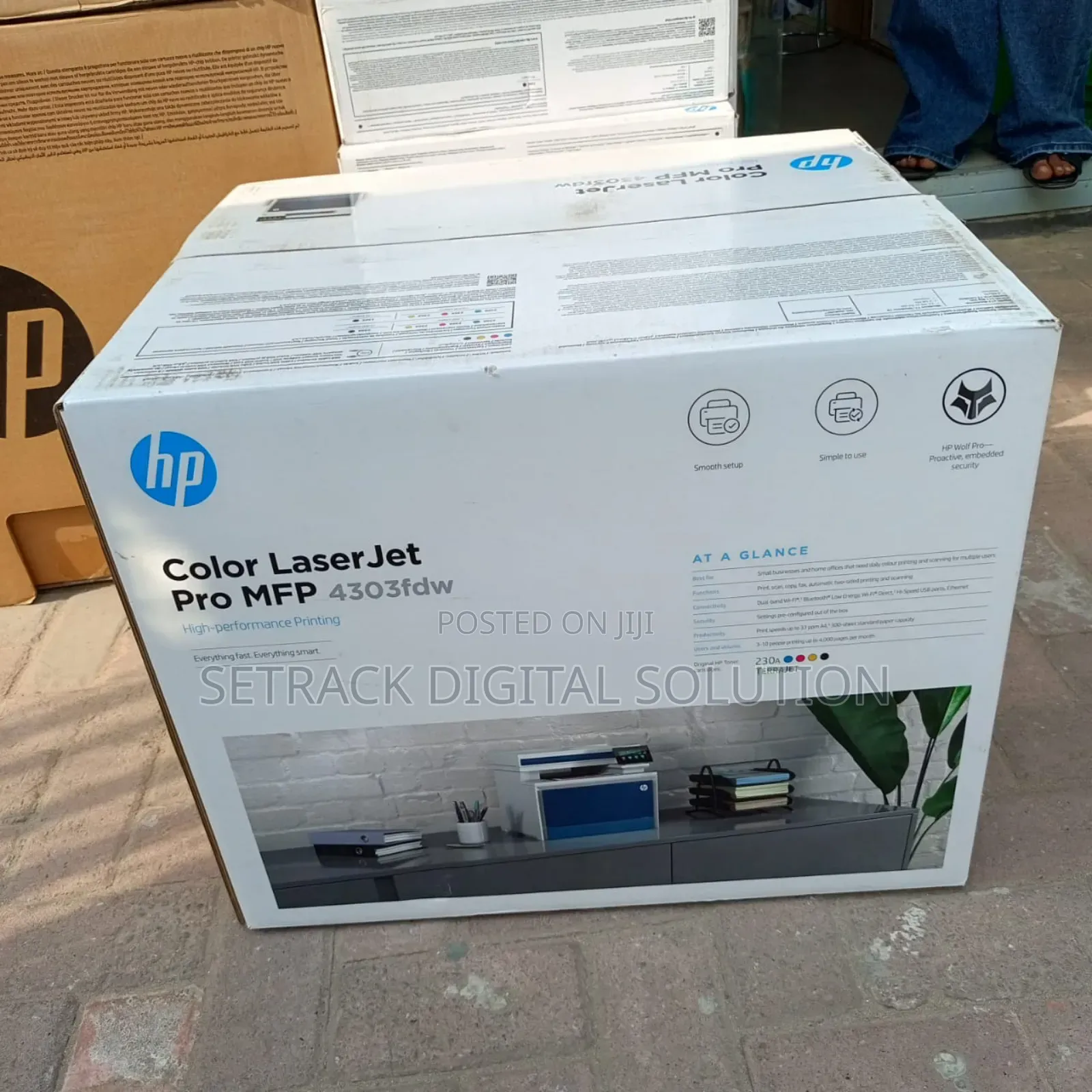 Hp Colour Laserjet Pro MFP 4303fdw Printer for sale - Setrack Digital ...