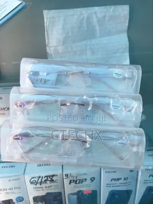 Rimless Reading Glasses for Men/Women 3.0, Blue Light Blocking 3 Pack ...