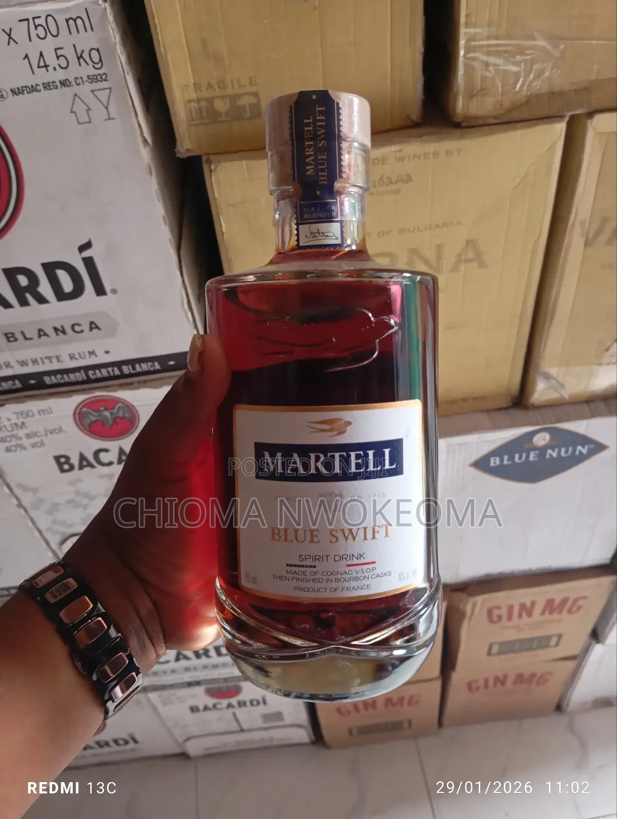 Martel Blue Swift in Ojo - Food & Beverages, Chydon Precious | Jiji.ng