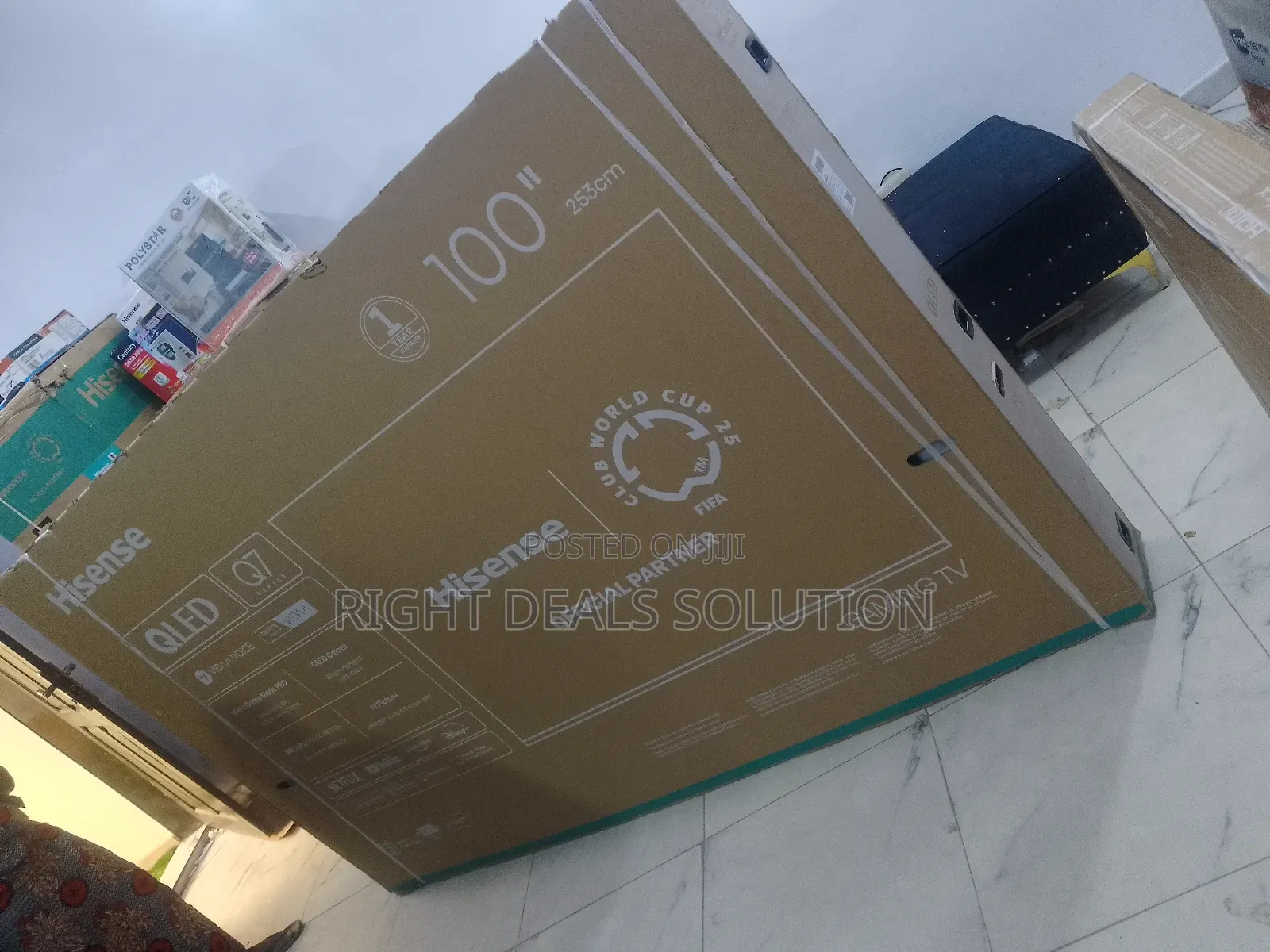 Hisense 100" Qled: Giant Screen, Billion-Color Immersion in Ilashe - TV ...