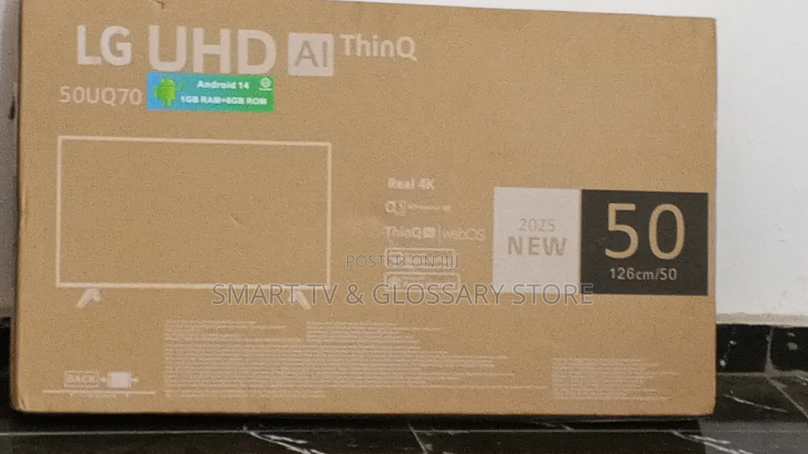 50 Inches Smart Tv Sharp Contrast 4k Ultra Uhd Screen Transition in ...