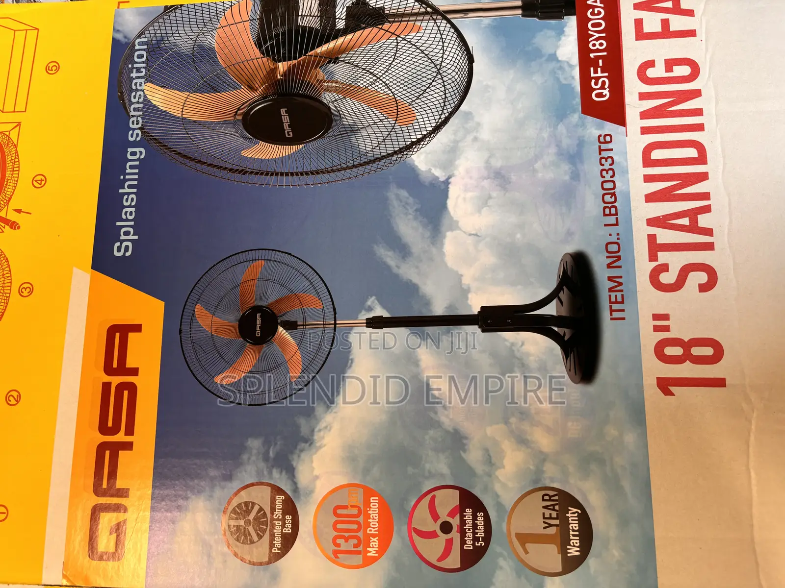 18” Gasa Standing Fan in Lagos State - Home Appliances, Splendid Empire ...