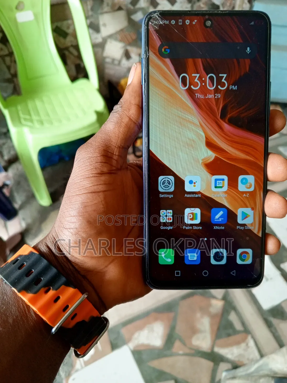 Infinix Note 10 64 GB Blue in Warri - Mobile Phones, Mike Slim | Jiji.ng