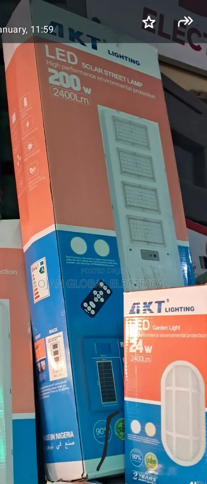 Akt Led Solar Street Light in Ojo - Electrical Equipment, Ojan Global ...