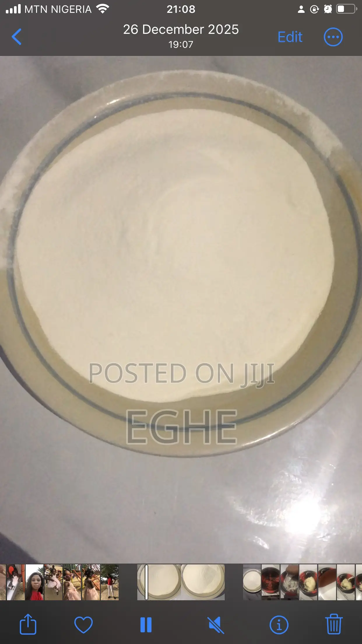 Cassava Flour/ Powder Fufu in Ikeja - Food & Beverages, Eghe | Jiji.ng