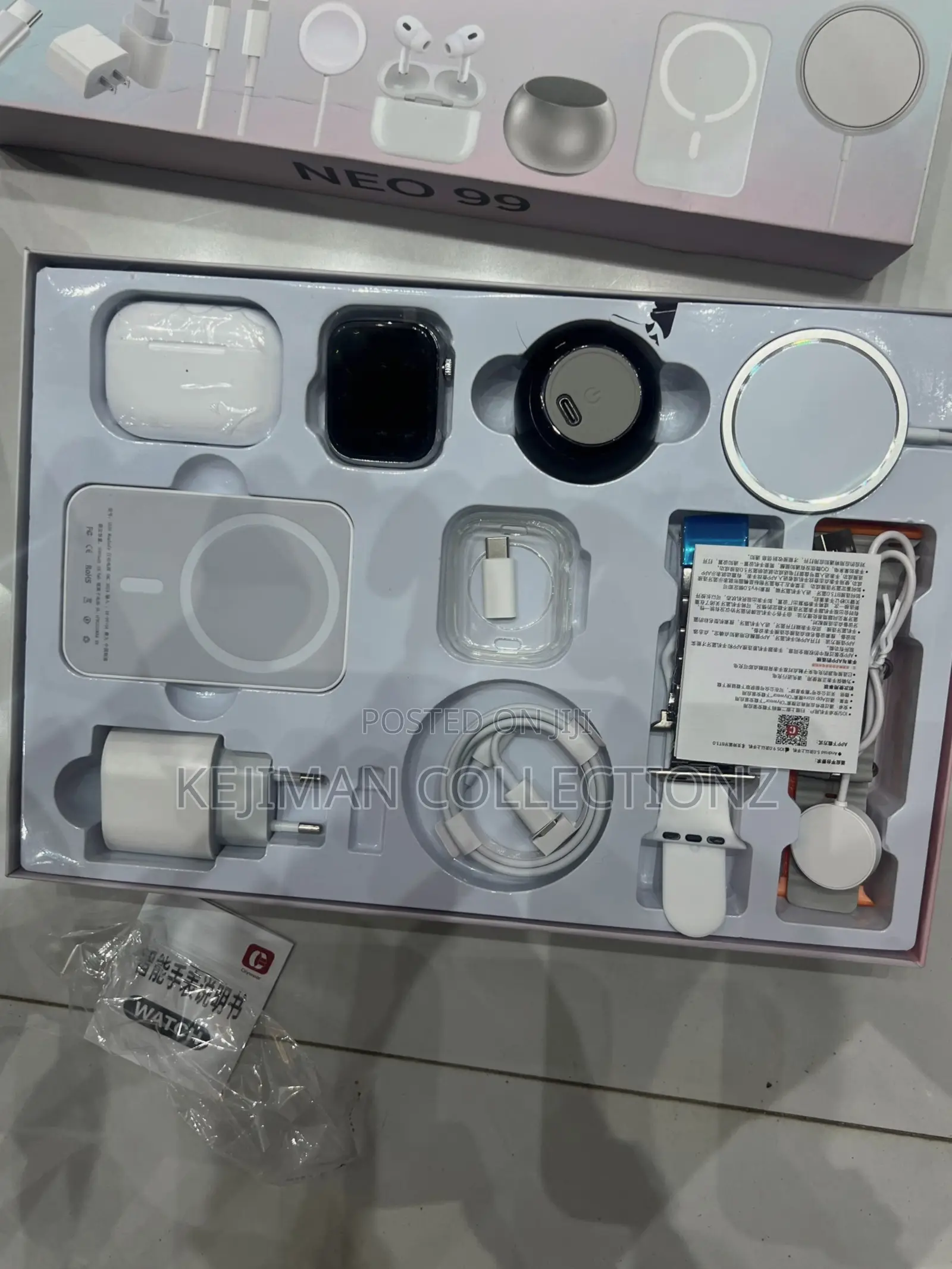Neo 99 Smart Watch, Which Is Part of a 14-in-1 Accessory Bundle. in ...
