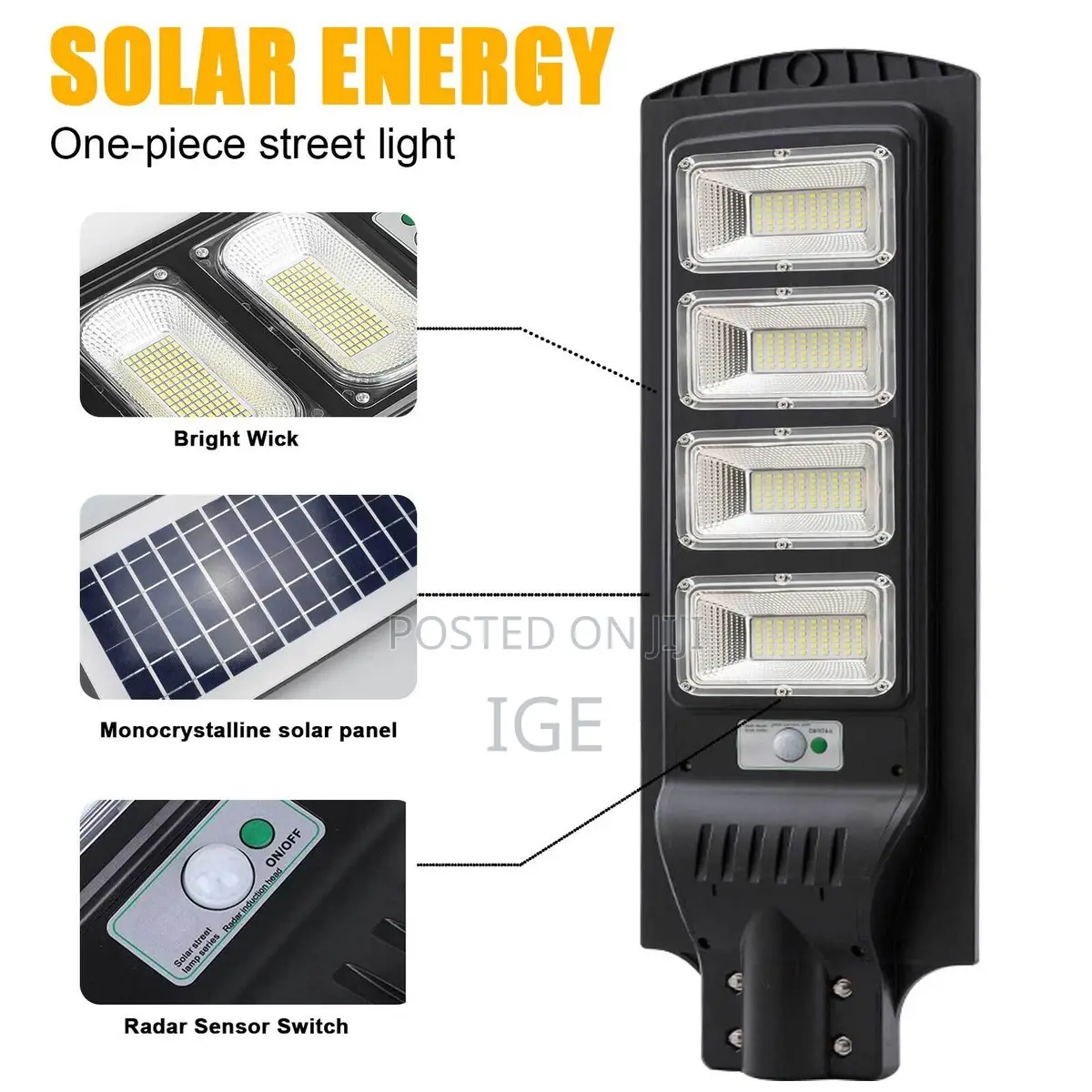 Smart Solar Street Light in Egbeda - Electrical Equipment, Ige Samuel ...