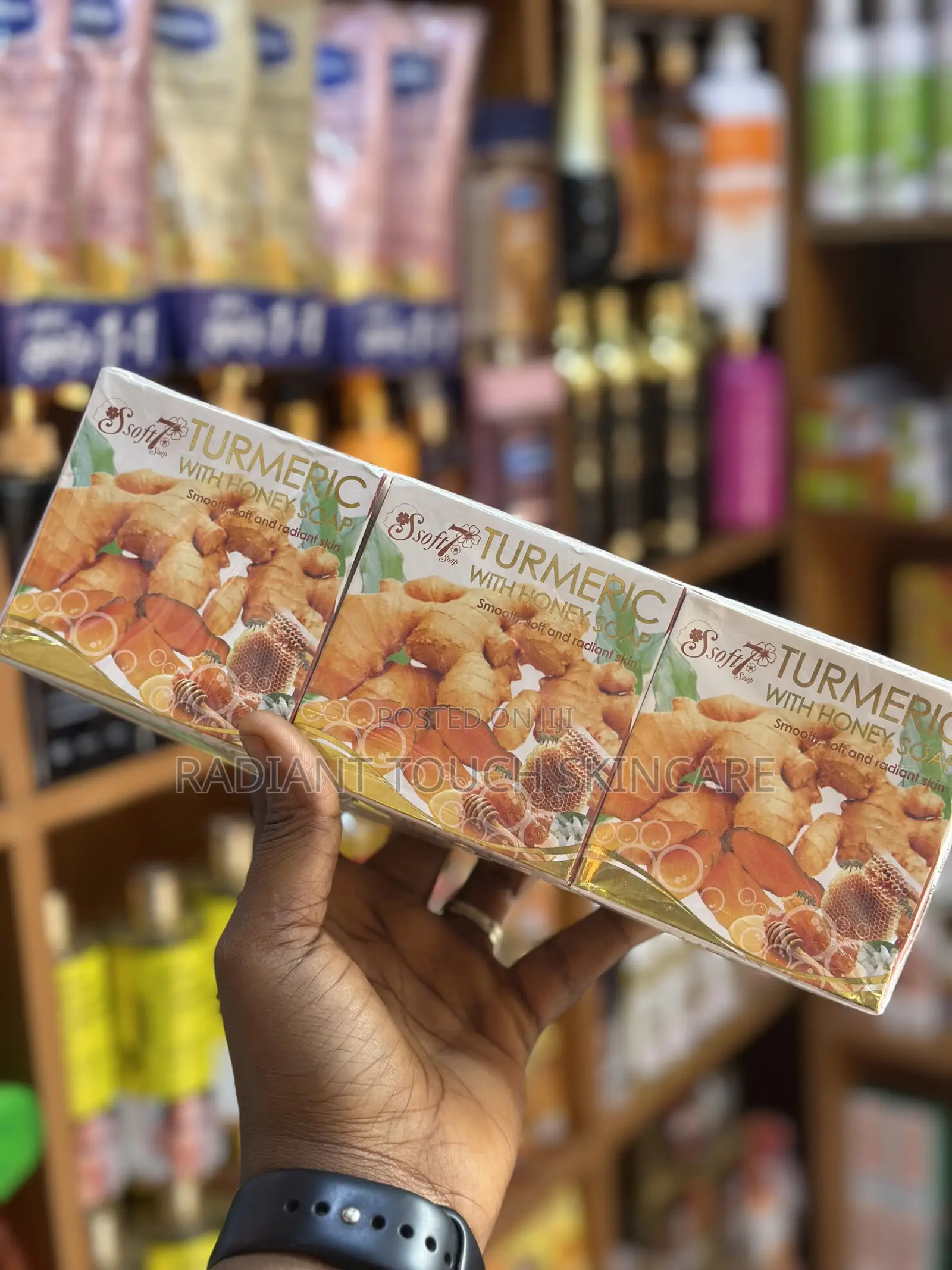 Soft 7 Tumeric With Honey Soap (A Pack of 6) in Apapa - Body Care ...