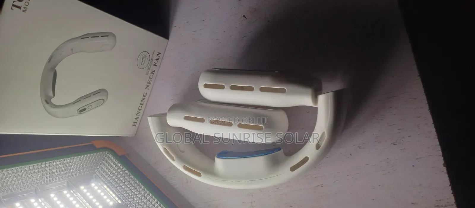 Foldable Neck Fan for sale - Global Sunrise Solar Company Price: ₦ ...
