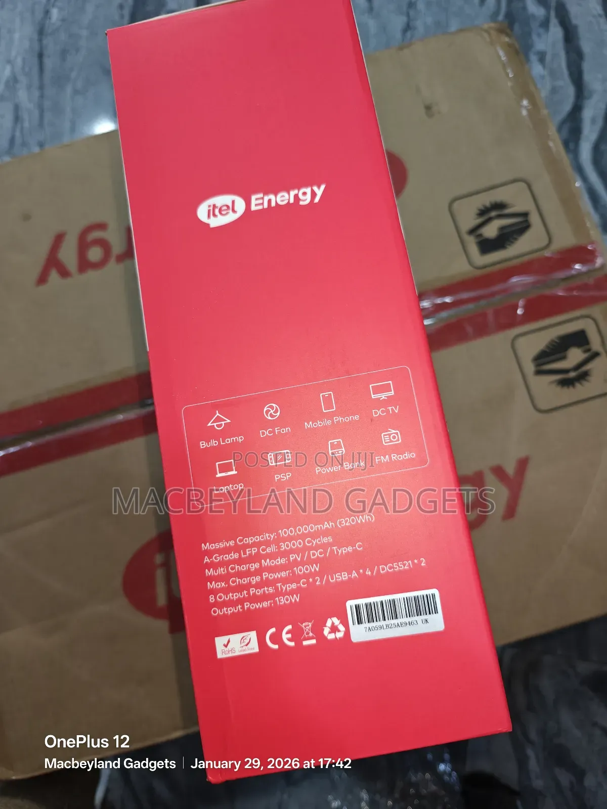 Itel Power Go 100,000mah Power Bank, 130 Watts for sale - Macbeyland ...