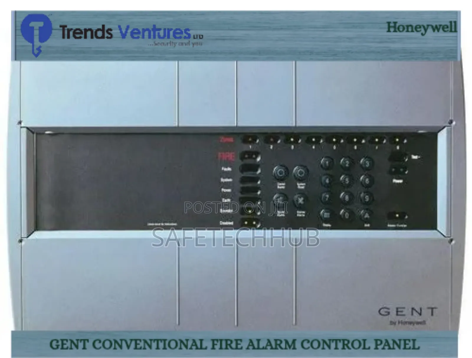 Gent 13270-02lb 2 Zone Conventional Xenex Fire Alarm Panel for sale ...