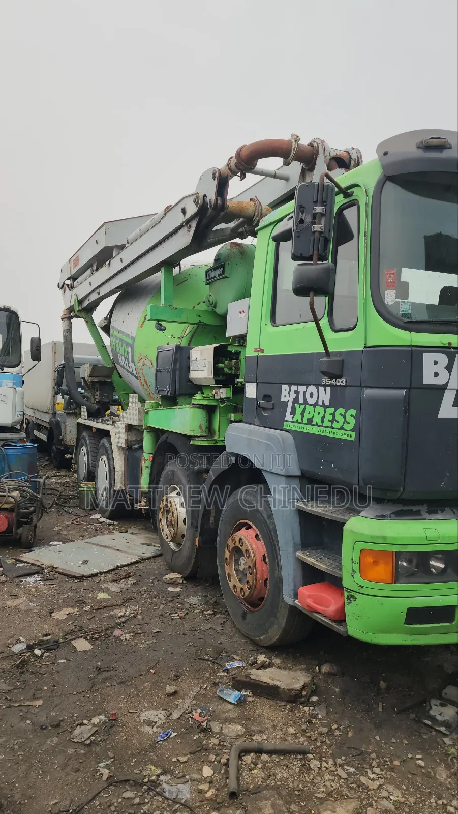 Super Clean Foreign Used Man Diesel Concrete Mixer With Pump in Amuwo ...