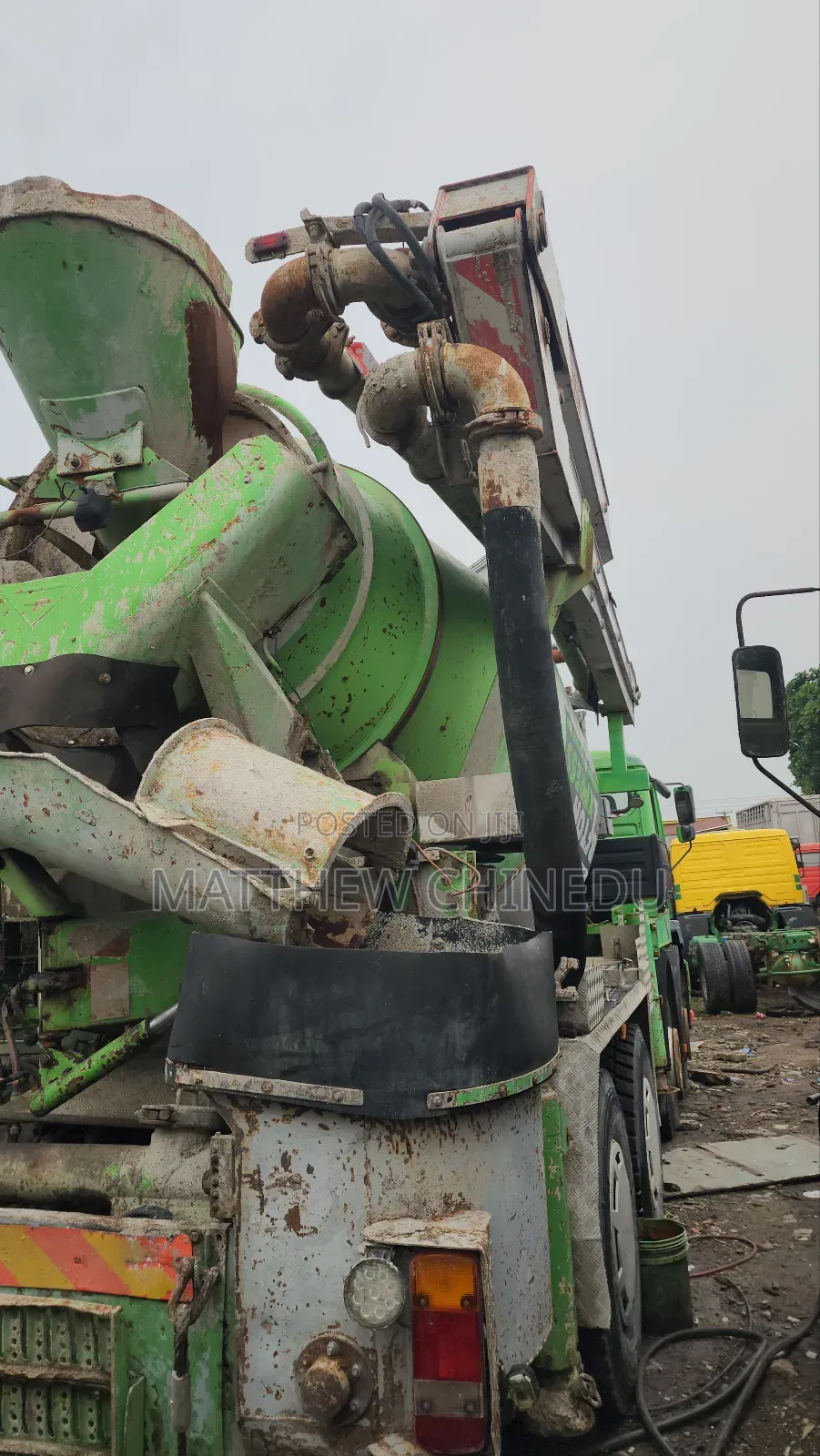 Super Clean Foreign Used Man Diesel Concrete Mixer With Pump in Amuwo ...