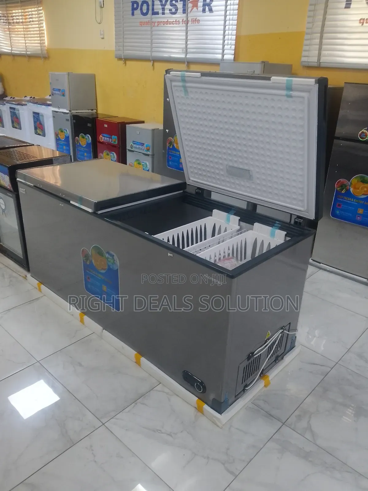 Polystar Pv-Cfdg725l 600l Chest Freezer – Double Doors Power in Magodo ...