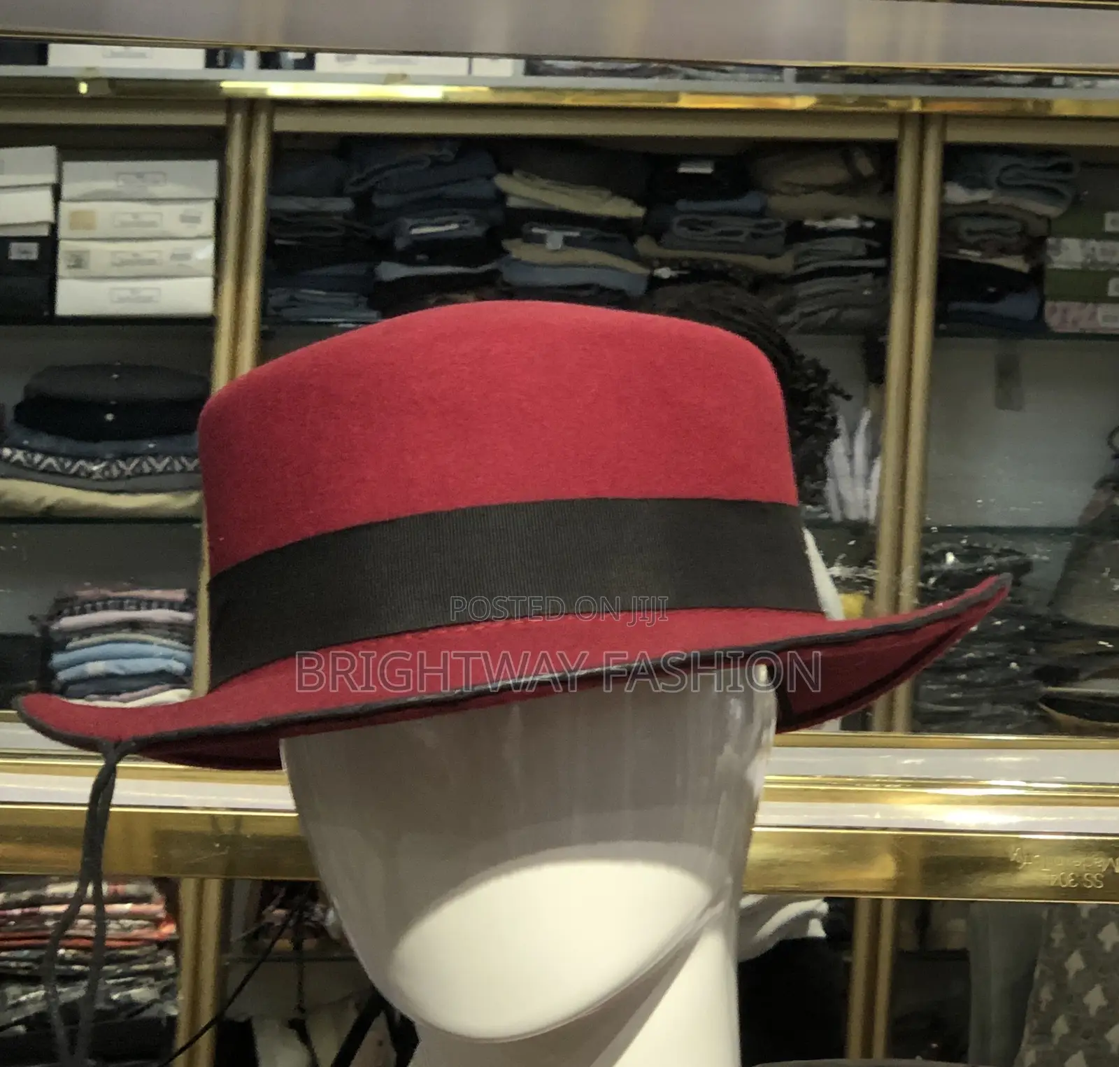 Classic Felt Fedora Hat With Black Ribbon in Wuse 2 - Clothing ...
