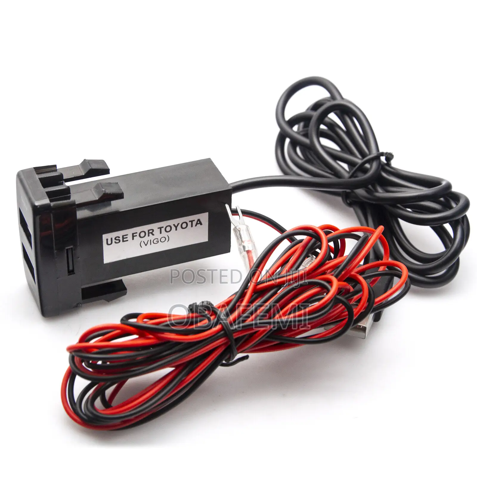 Tech Dual Usb Car Charger Socket With Audio Input Port for Toyota in ...