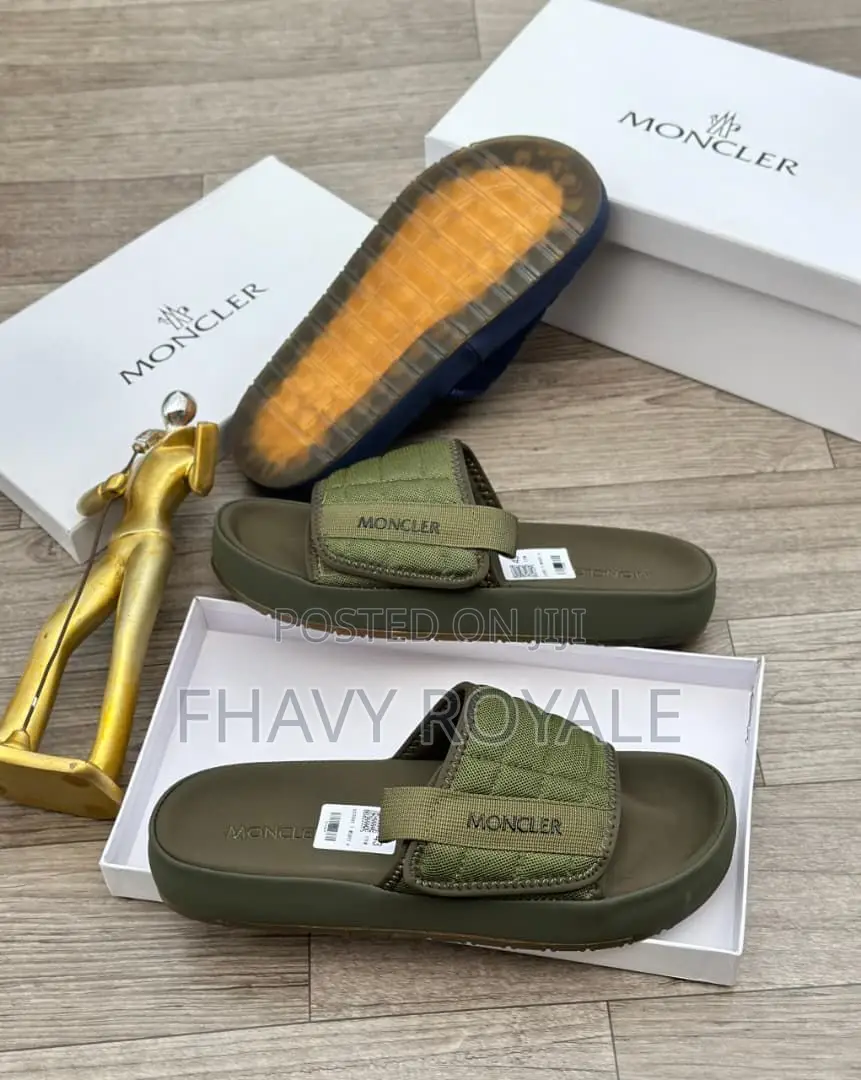 Moncler Padded Designer Slides in Aguata - Shoes, Favour Isoken | Jiji.ng