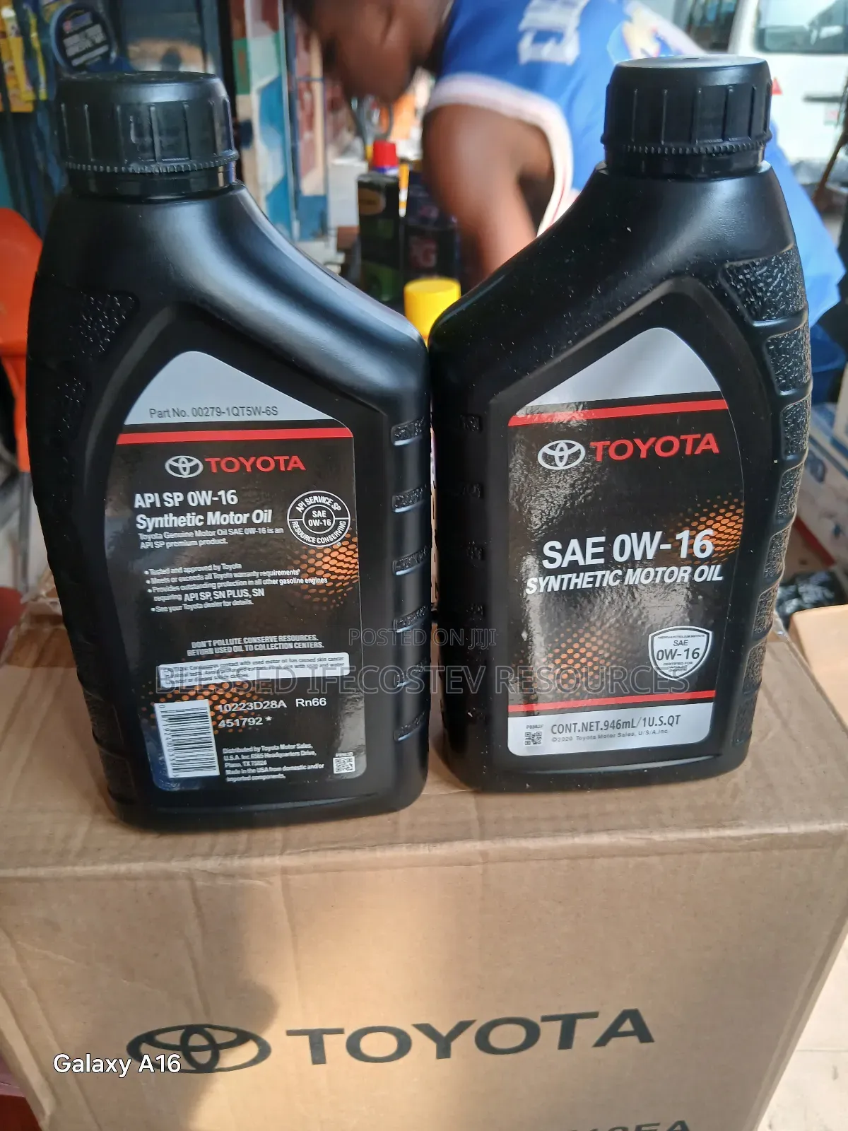 Toyota Engine Oil 0w16 for sale - BLESSED IFECOSTEV RESOURCES NG Price ...