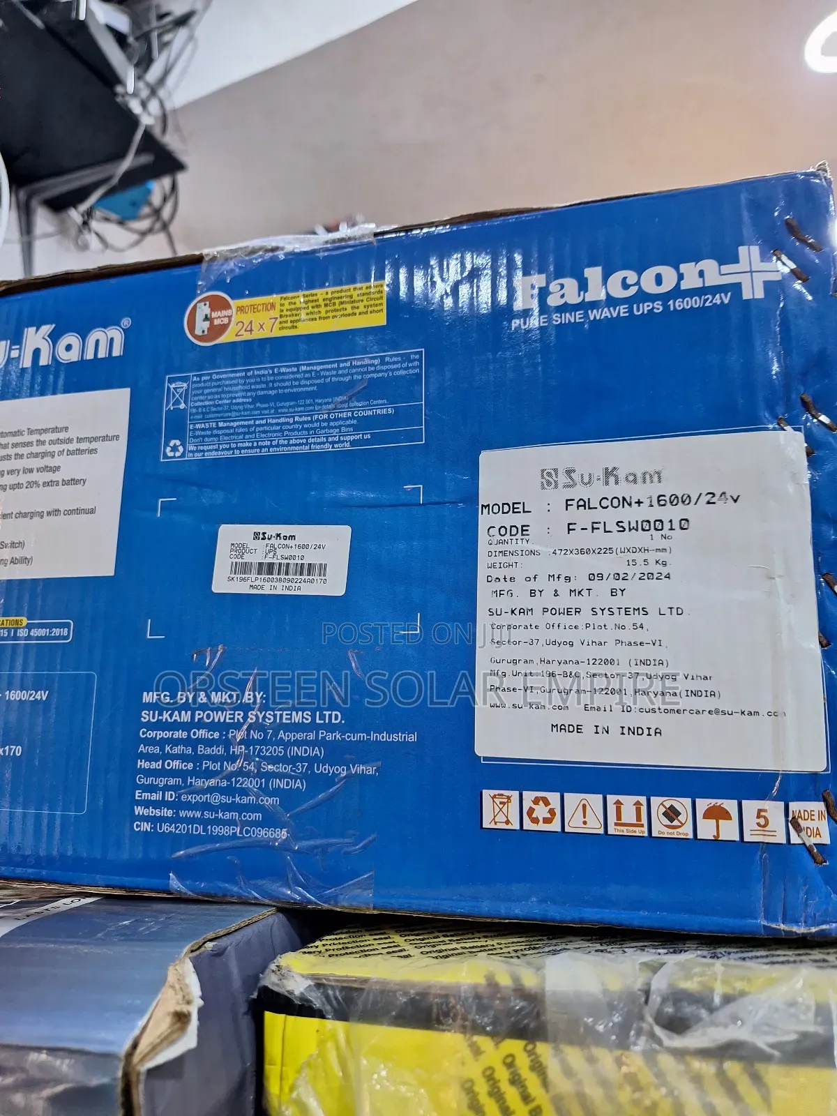 Solar Power Inverters in Ojo - Electrical Equipment, Orsteen Solar ...